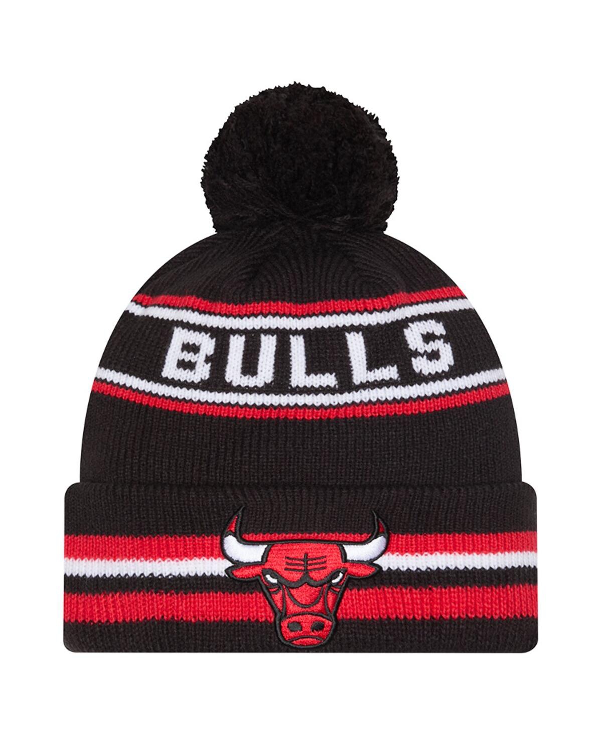 Click here for New Era Mens Black Chicago Bulls Classic Cuffed Kn... prices