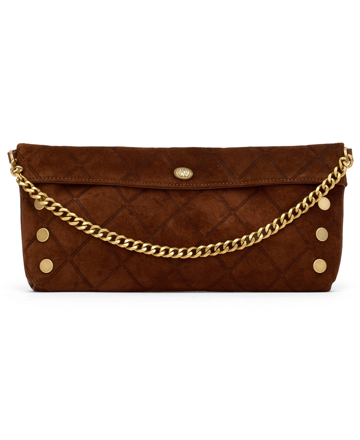 Click here for Hammitt Invitation Medium Clutch - Brown prices