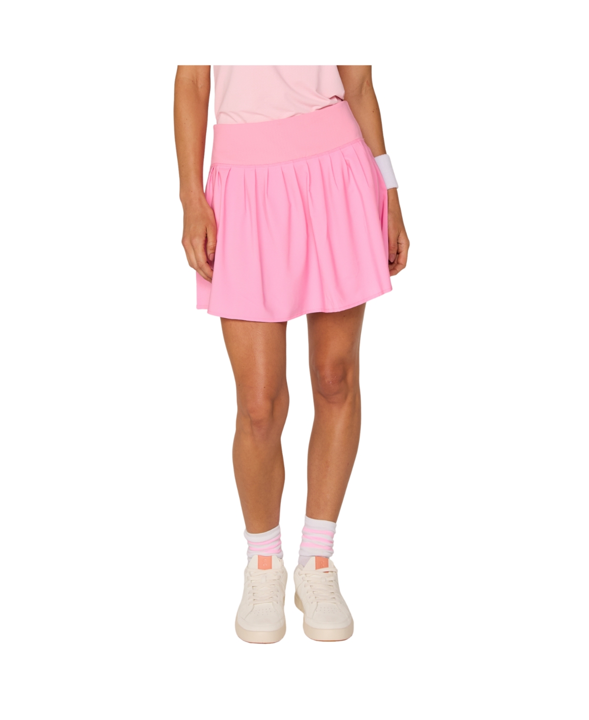 Click here for G Lifestyle Clothing Womens Woven Accordion Skort... prices