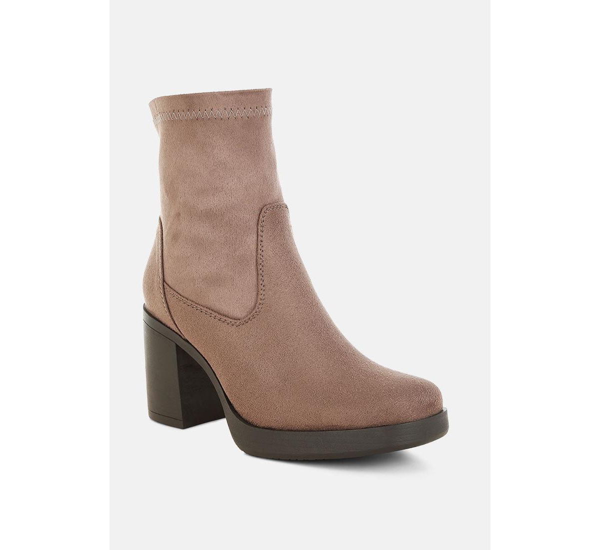 Click here for London Rag Womens Enito Microfiber Sock Boots - Be... prices