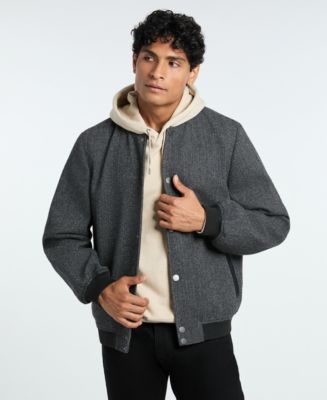 Ted by Ted Baker Men's Herringbone Bomber Jacket - Macy's