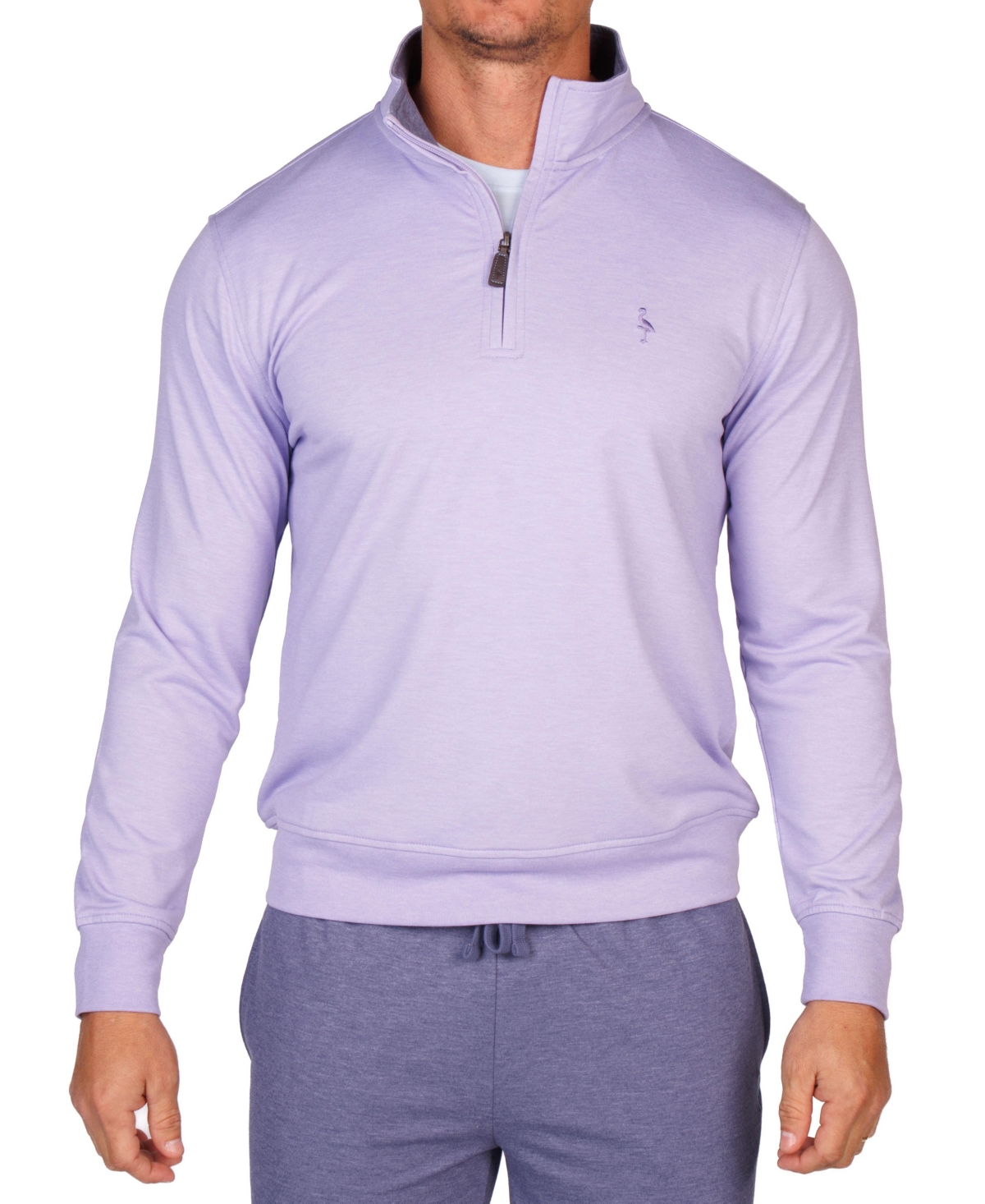 Click here for TailorByrd Mens Fine French Terry Quarter Zip - Li... prices