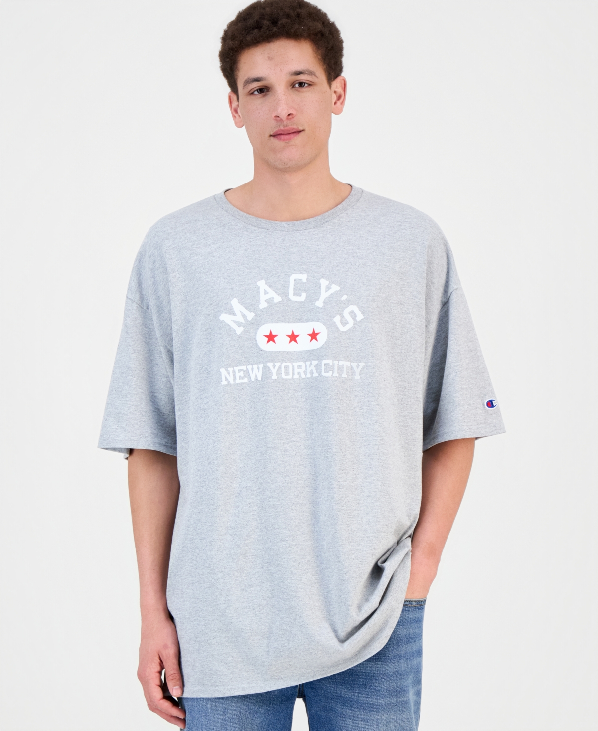 Click here for Champion Unisex Macys 3-Star Graphic Short-Sleeve... prices