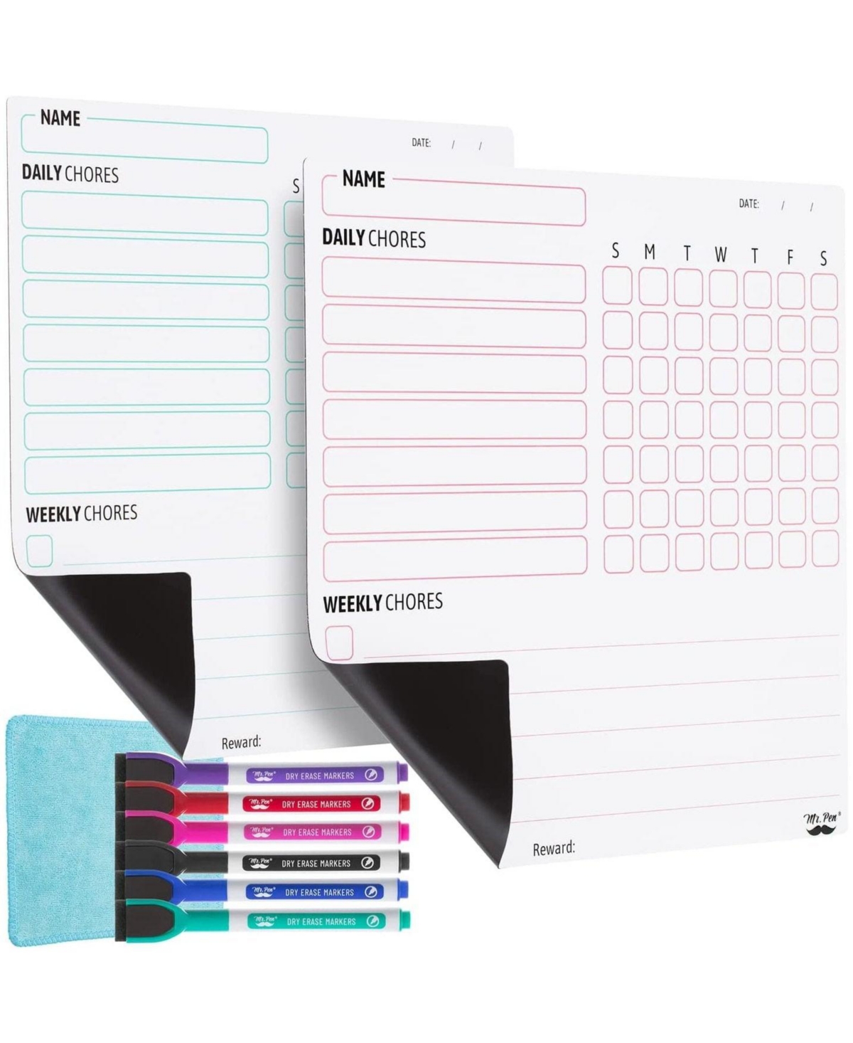 Click here for Mr. Pen Magnetic Dry Eraser Chore Chart for Multip... prices