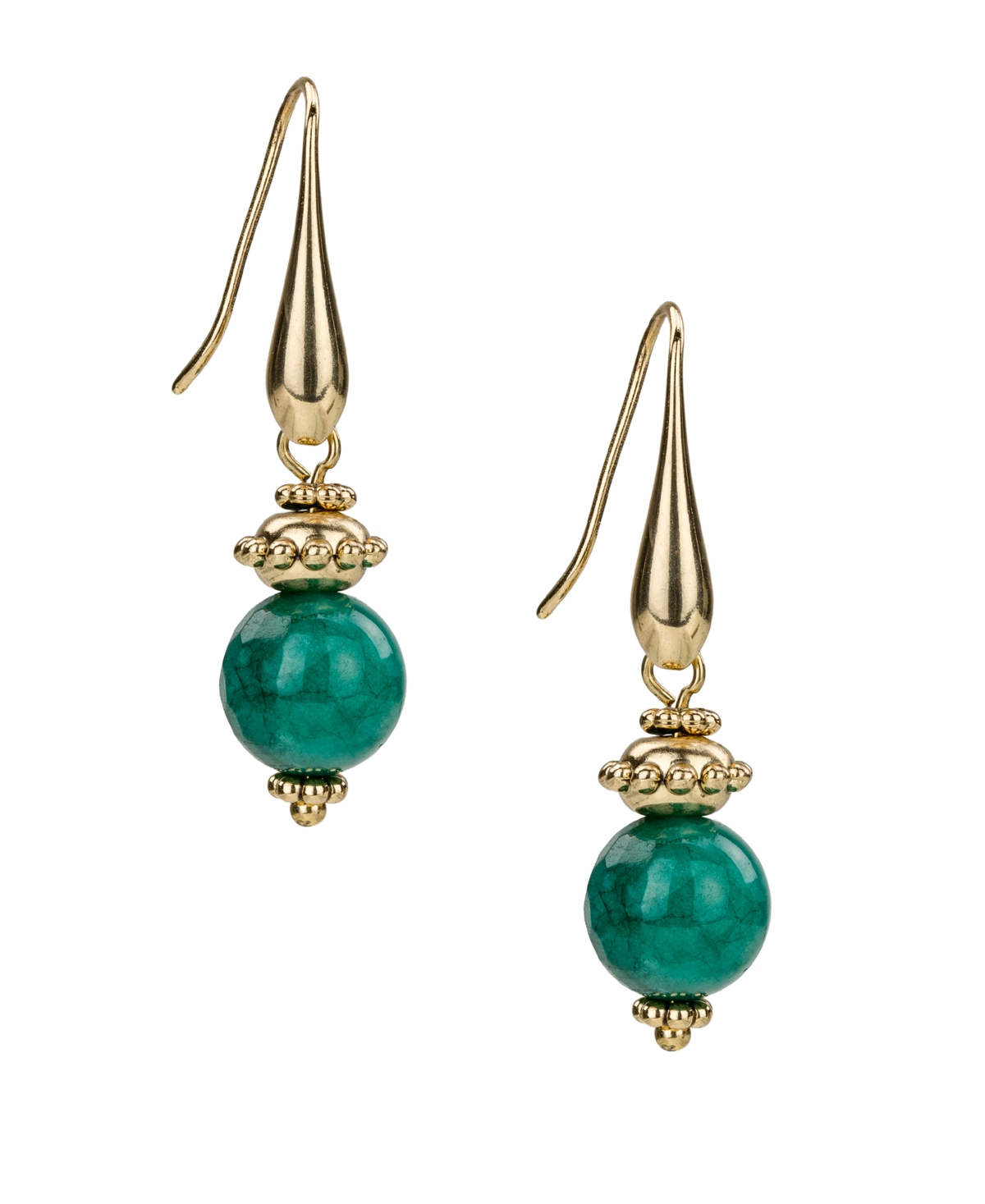 Click here for Patricia Nash Gold Plated Beaded Drop Earrings - A... prices