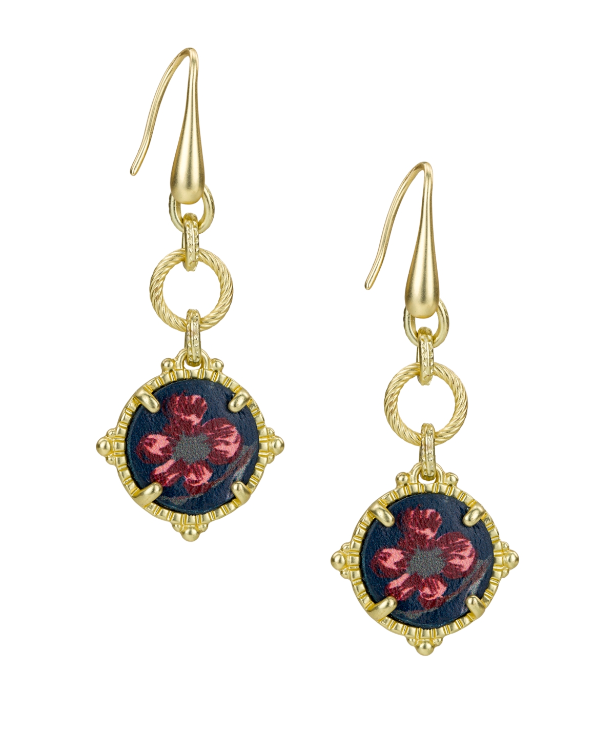 Click here for Patricia Nash Gold Plated Wire Drop Earrings - Egy... prices