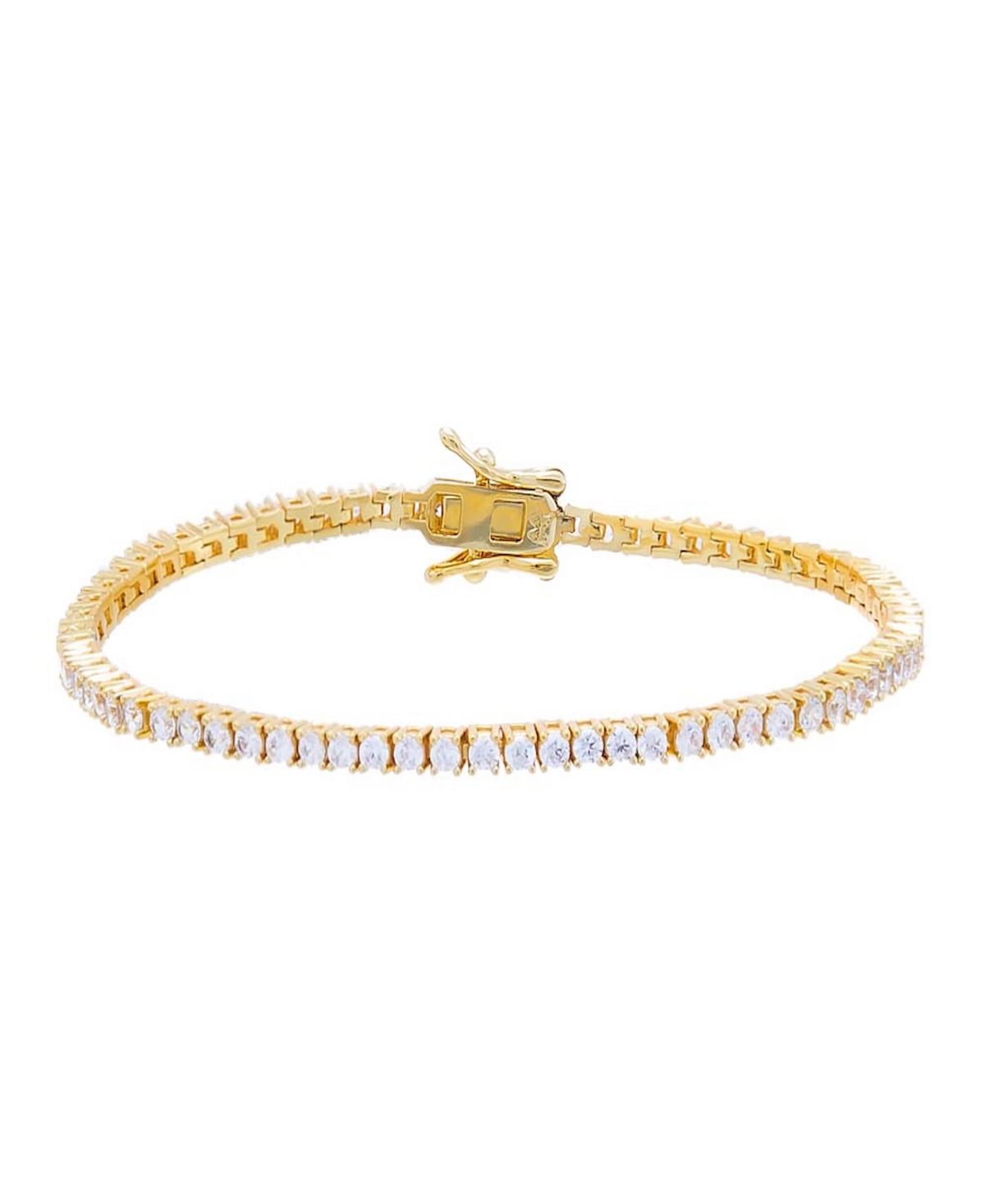Click here for By Adina Eden Classic Tennis Bracelet - Gold prices