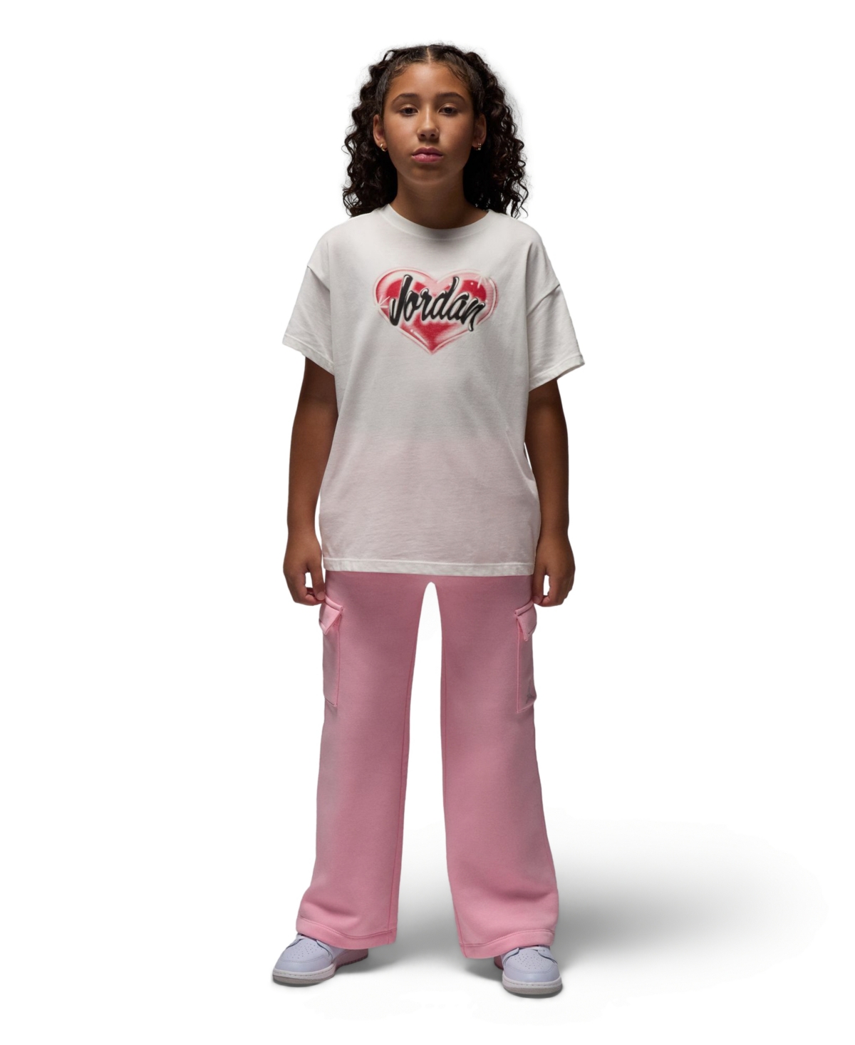 Click here for Jordan Big Girls Brooklyn Fleece Cargo Pants - Med... prices