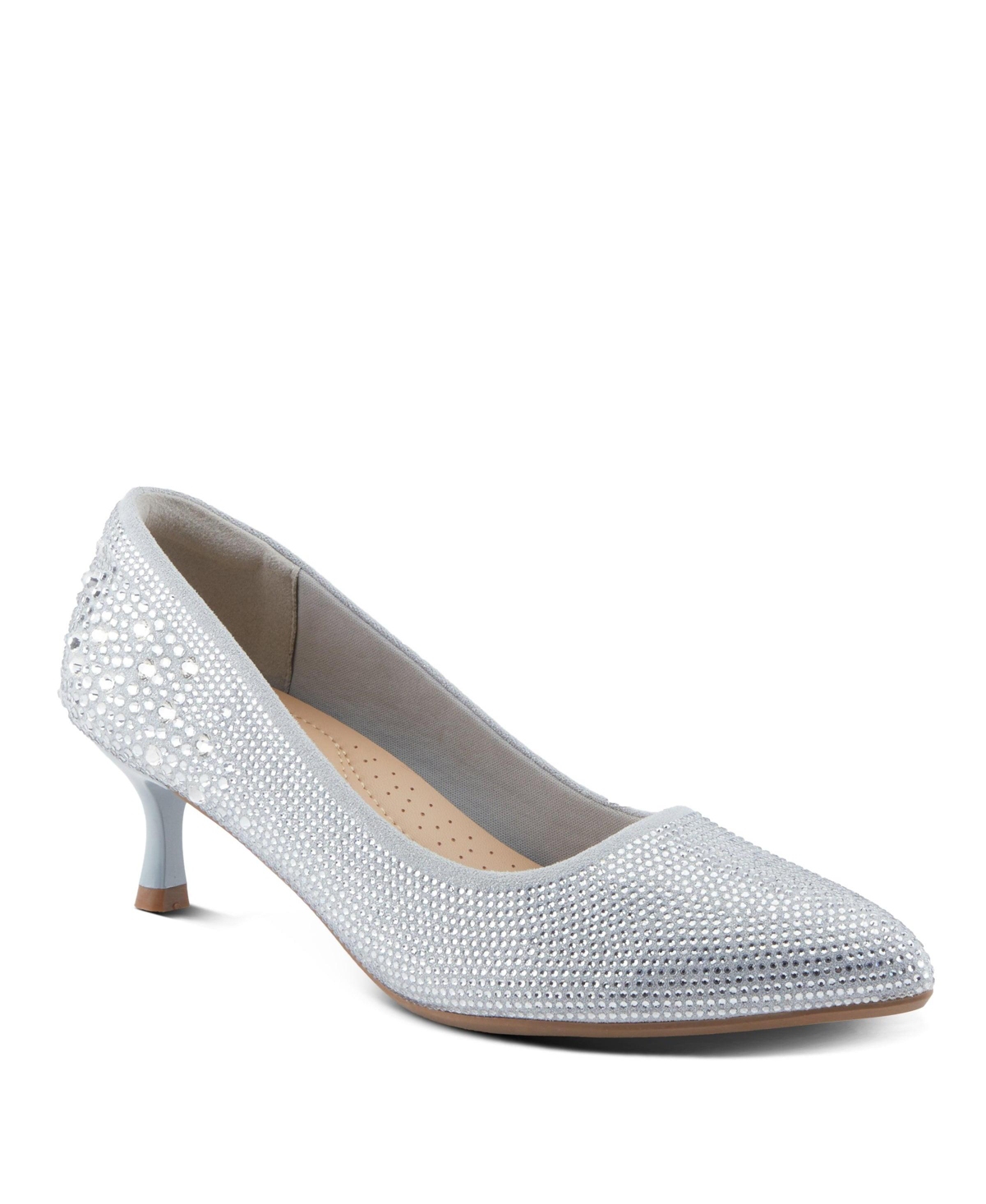 Click here for Patrizia Tyanna Womens Kitten Heel Pump Textile Up... prices