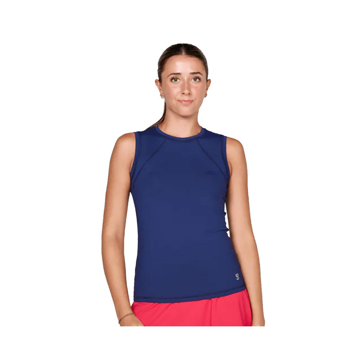 Click here for Sofibella Womens Uv Colors Sleeveless Tennis Shirt... prices