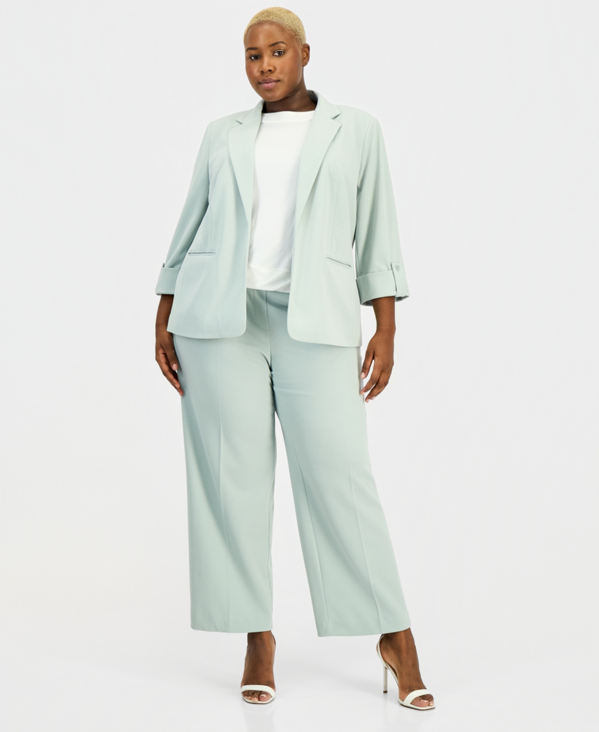 Click here for Anne Klein Essentials Plus Size High Rise Pull-On... prices