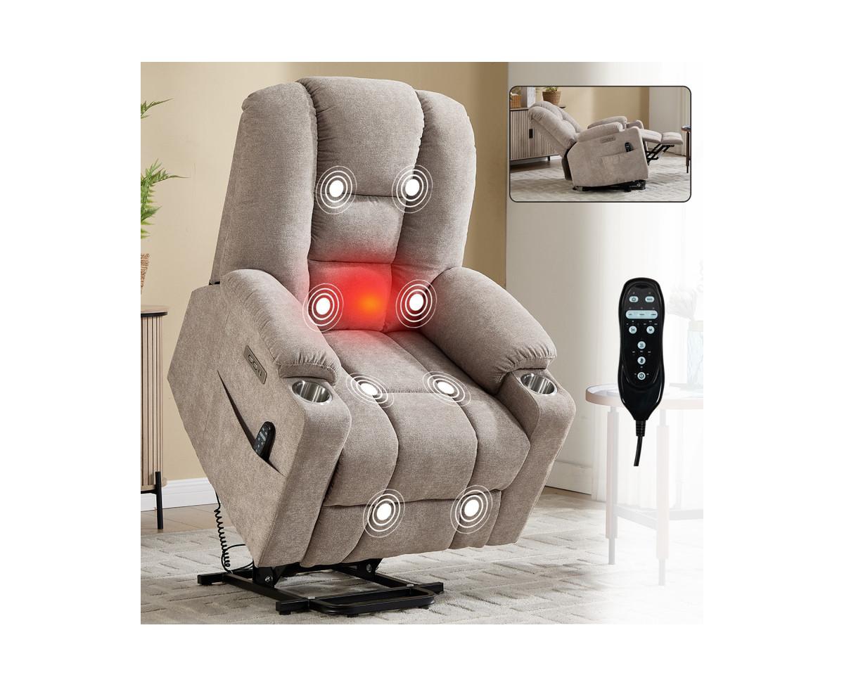Click here for Power Lift Recliner Chair with Massage and Heat He... prices