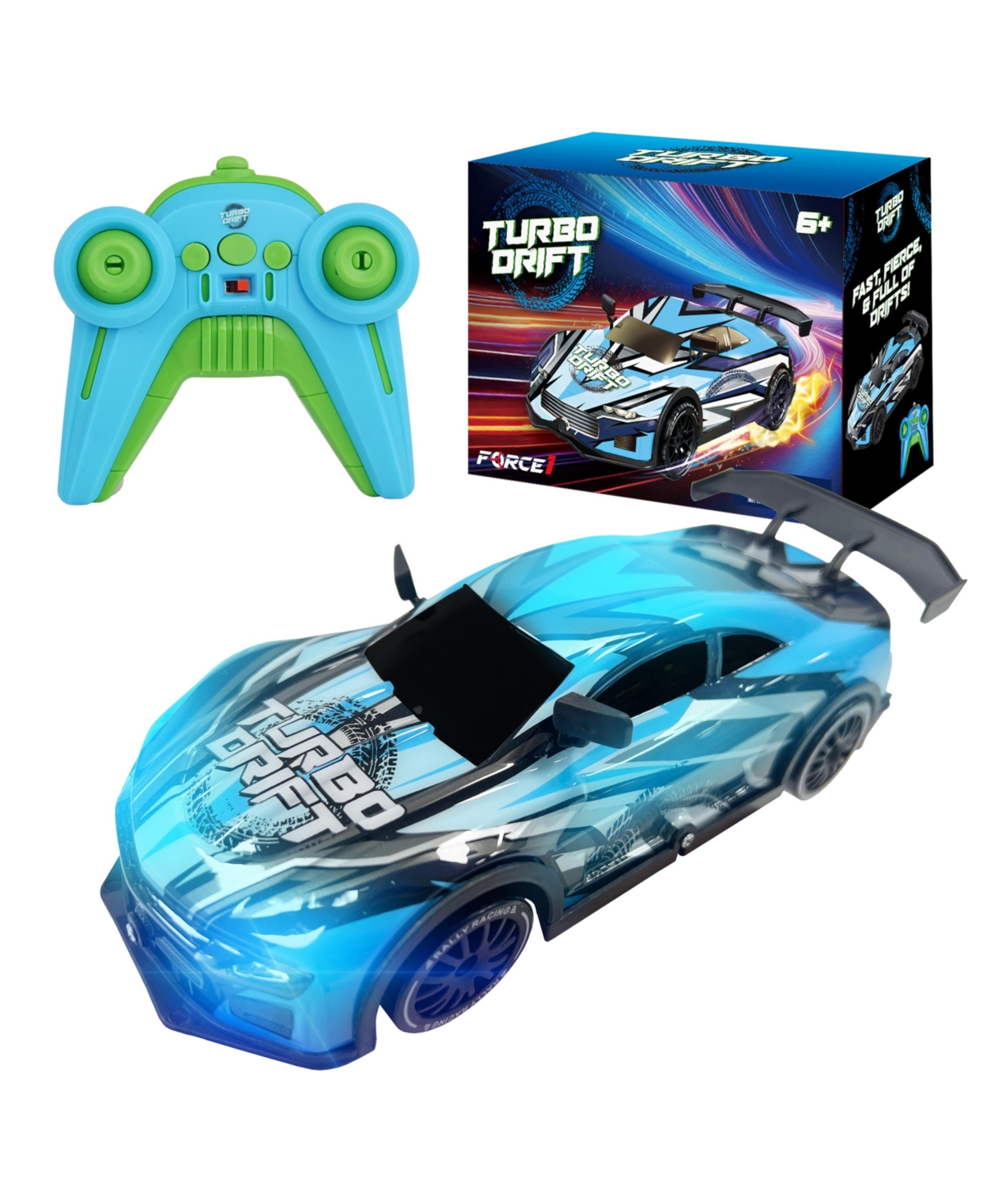 Click here for Force1 High-Speed Drift Racing Rc Car - Blue prices