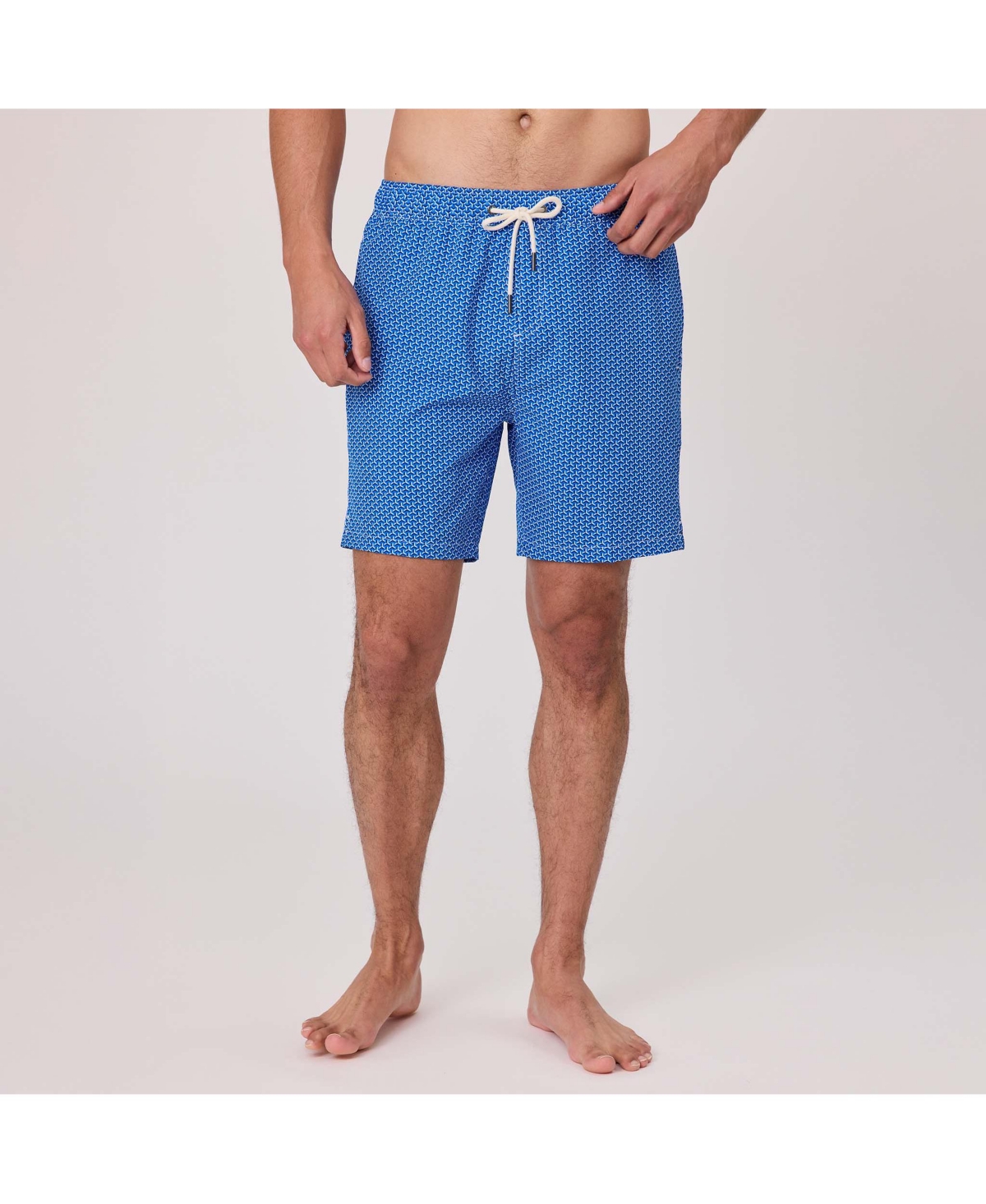Click here for Snapper Rock Mens Geo Grid Swim Short - Blue prices