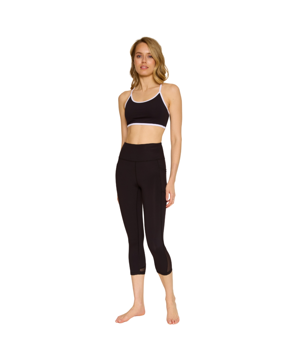 Click here for G Lifestyle Clothing Womens Shaper Capri - Black prices