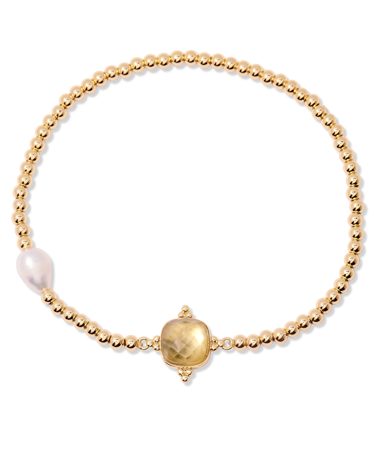 Click here for brook & york Dakota Birthstone Bracelet - Yellow g... prices