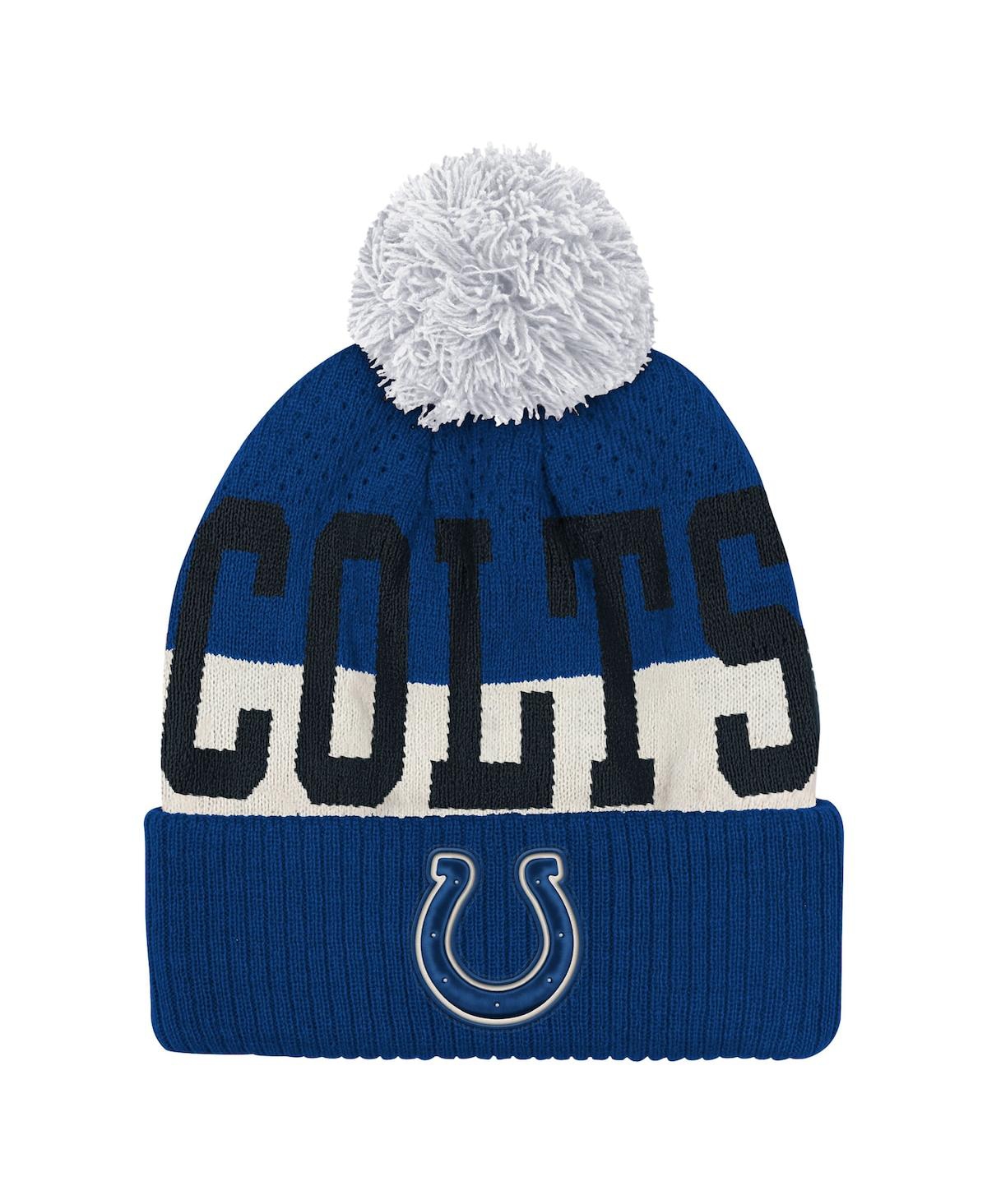 Click here for Youth Royal Indianapolis Colts Modern Fan Cuffed K... prices
