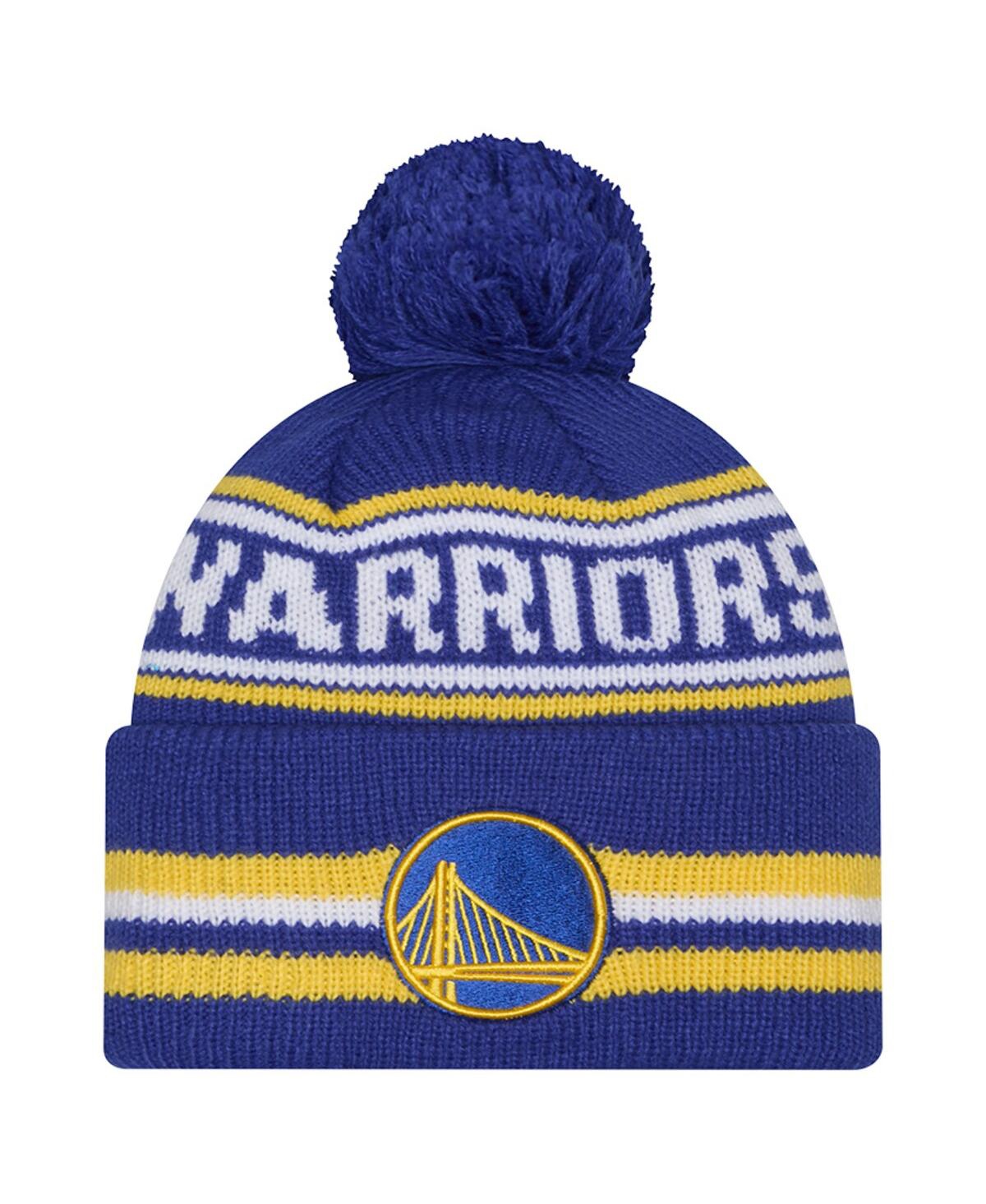 Click here for Mens Royal Golden State Warriors Classic Cuffed Kn... prices