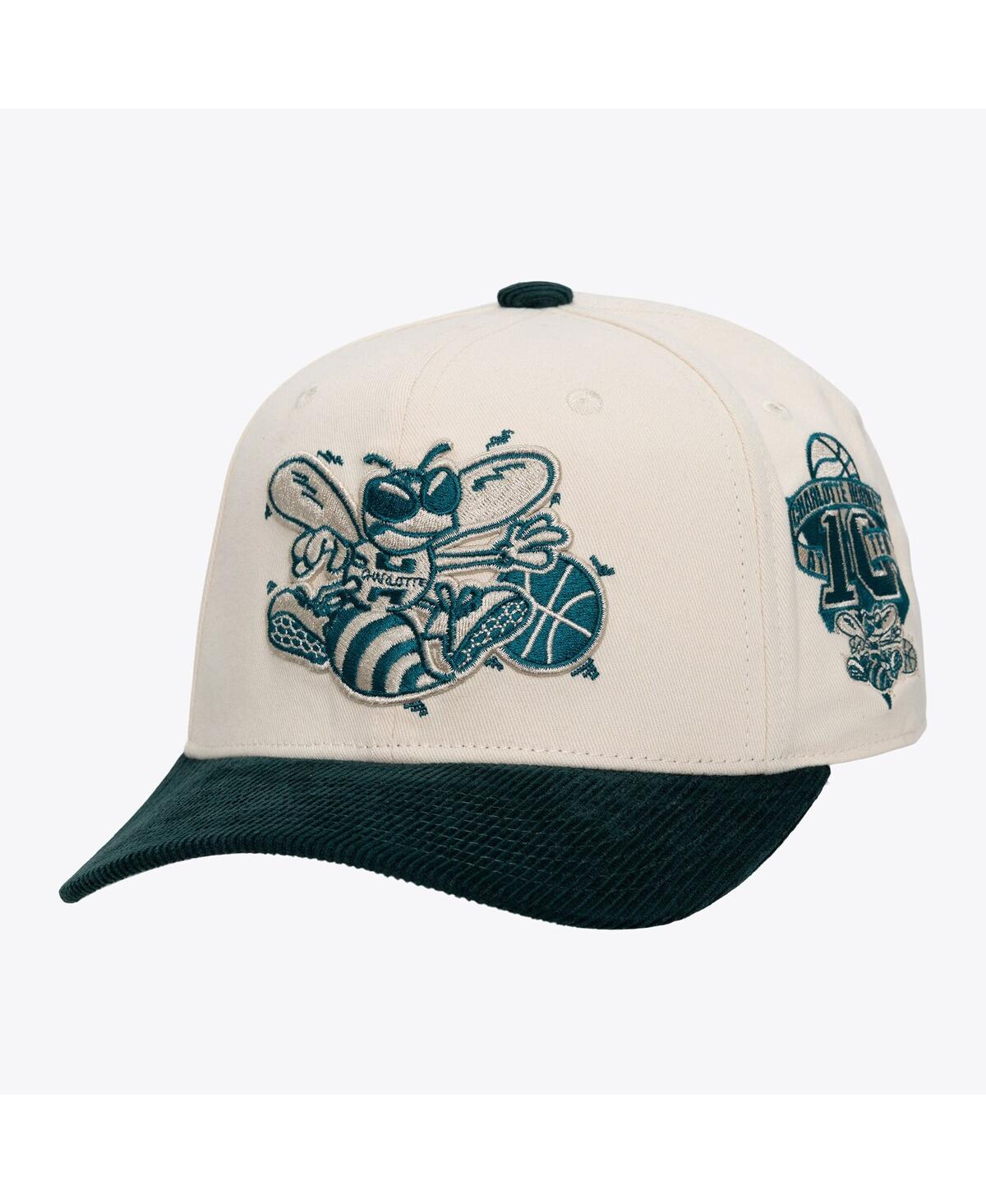 Click here for Mens Cream Charlotte Hornets Two-Tone Pro-Crown Ad... prices