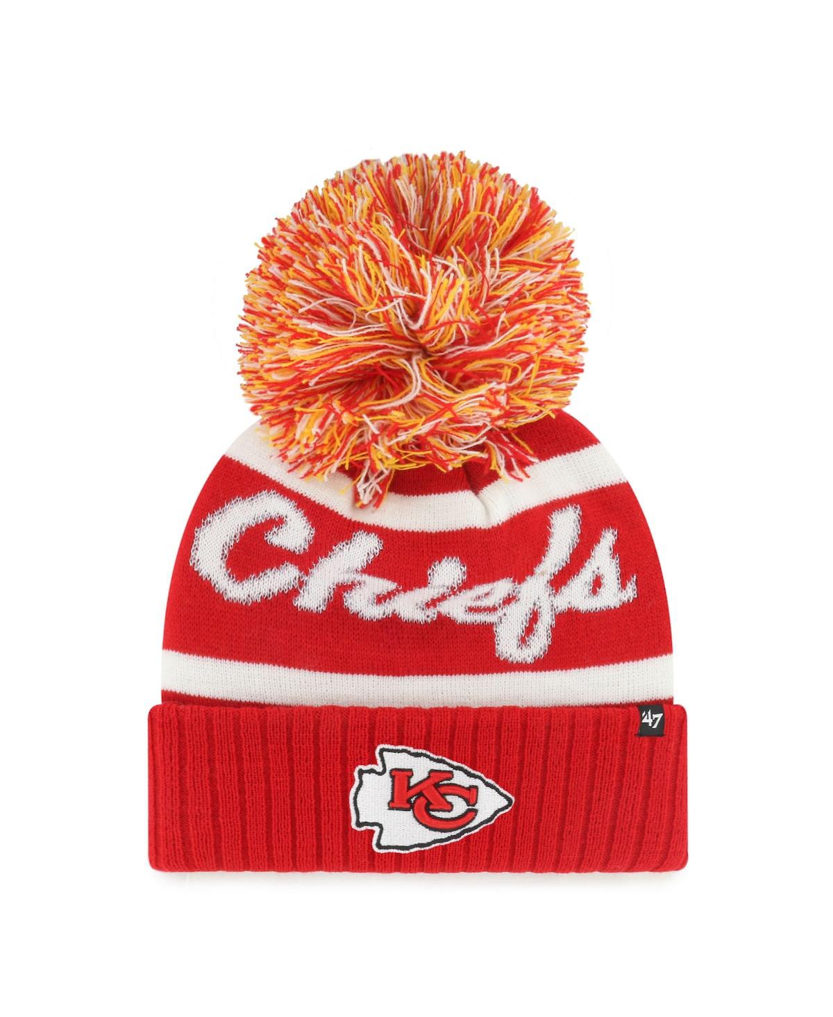 Click here for Womens Red Kansas City Chiefs Spirited Cuffed Knit... prices