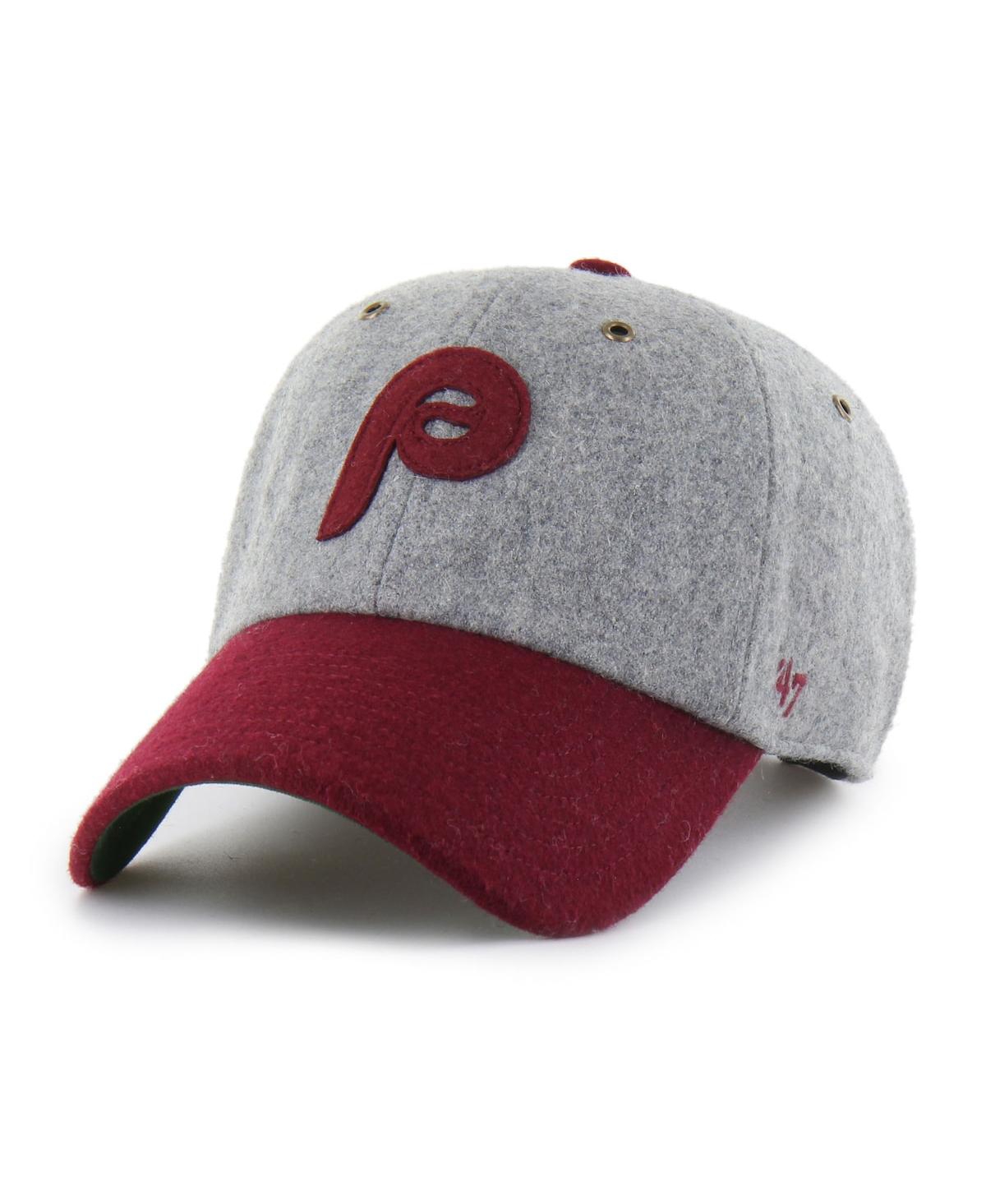 Click here for Mens Gray Philadelphia Phillies Golden Age Wool Cl... prices