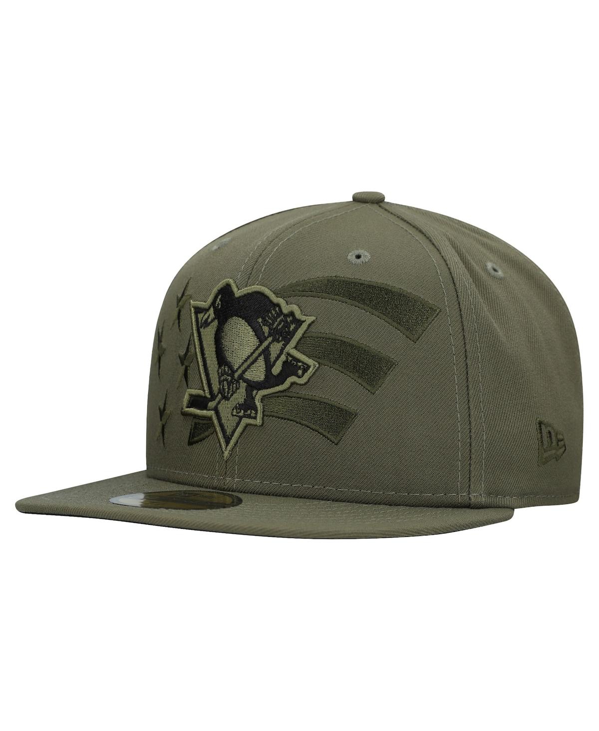 Click here for New Era Mens Olive Pittsburgh Penguins Military Ap... prices
