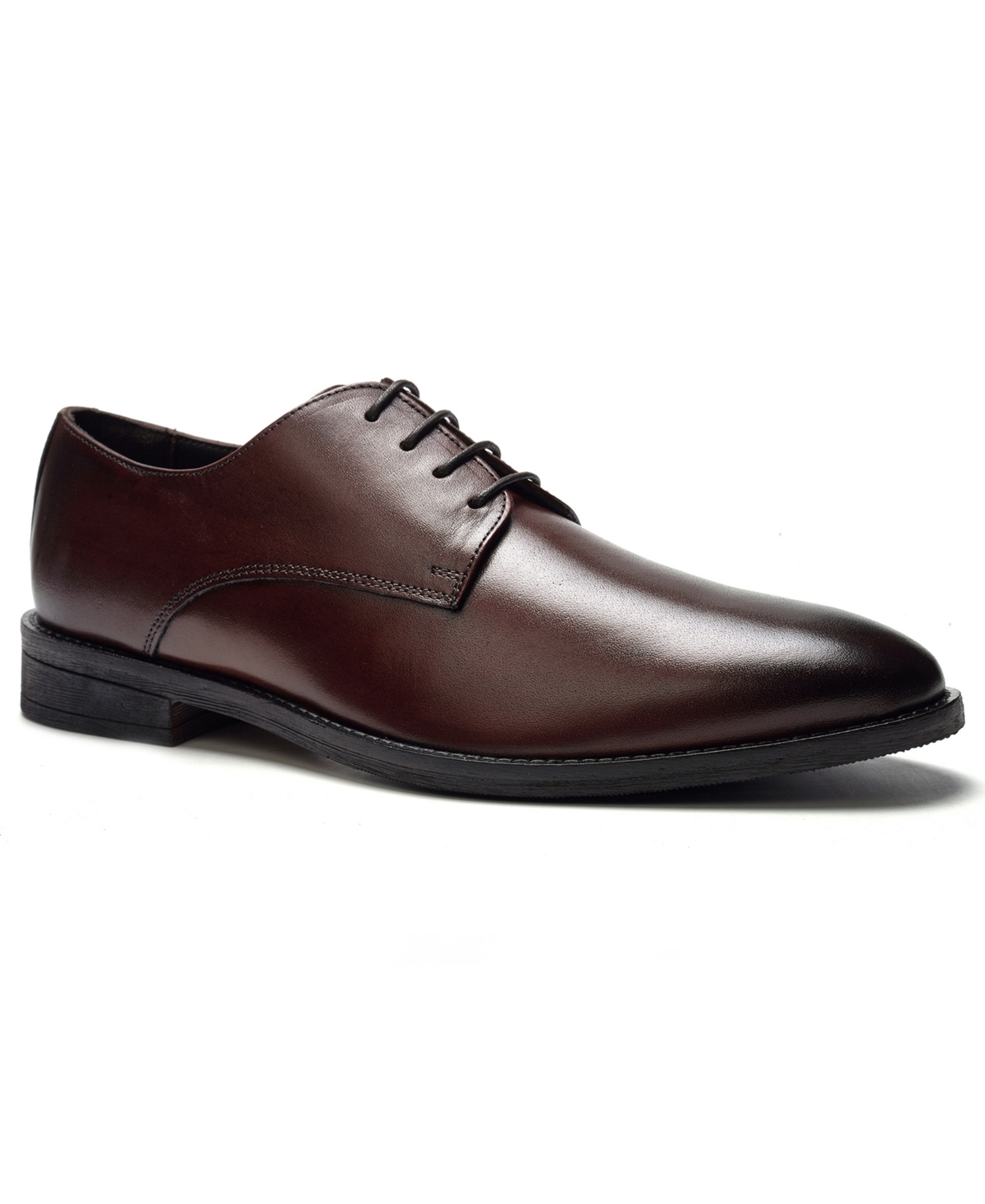 Click here for Anthony Veer Mens Rowan Round-Toe Derby Shoes - Br... prices