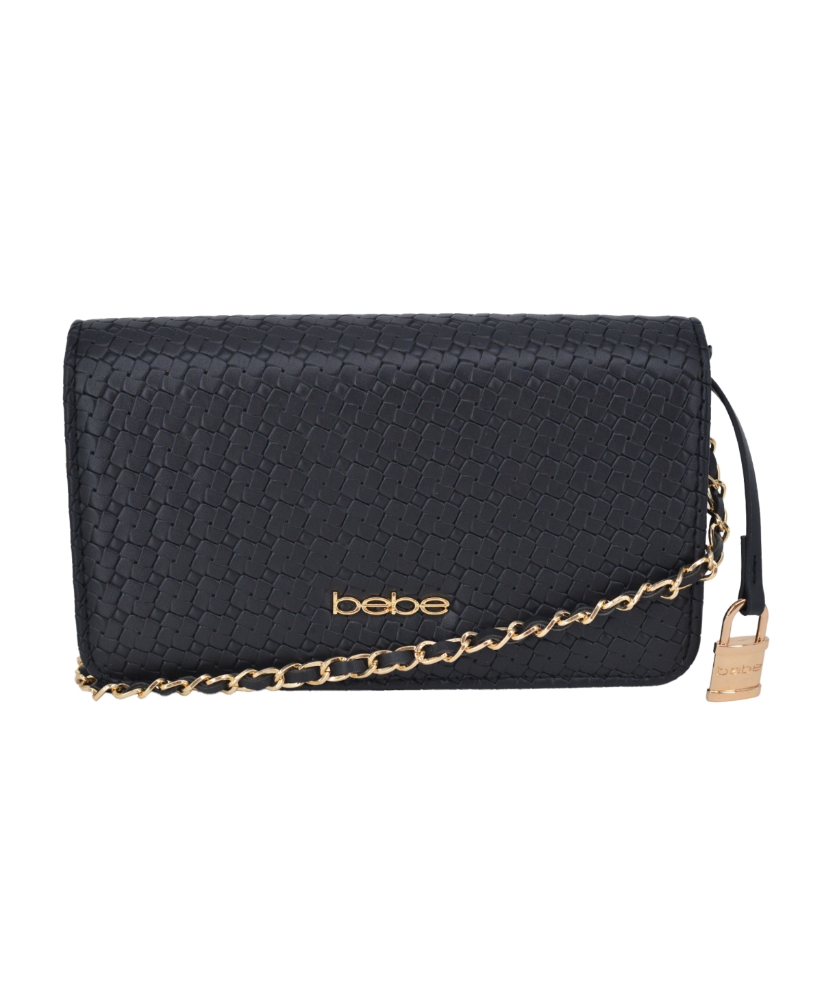 Click here for Bebe Womens Otto Small Crossbody Bag - Black prices