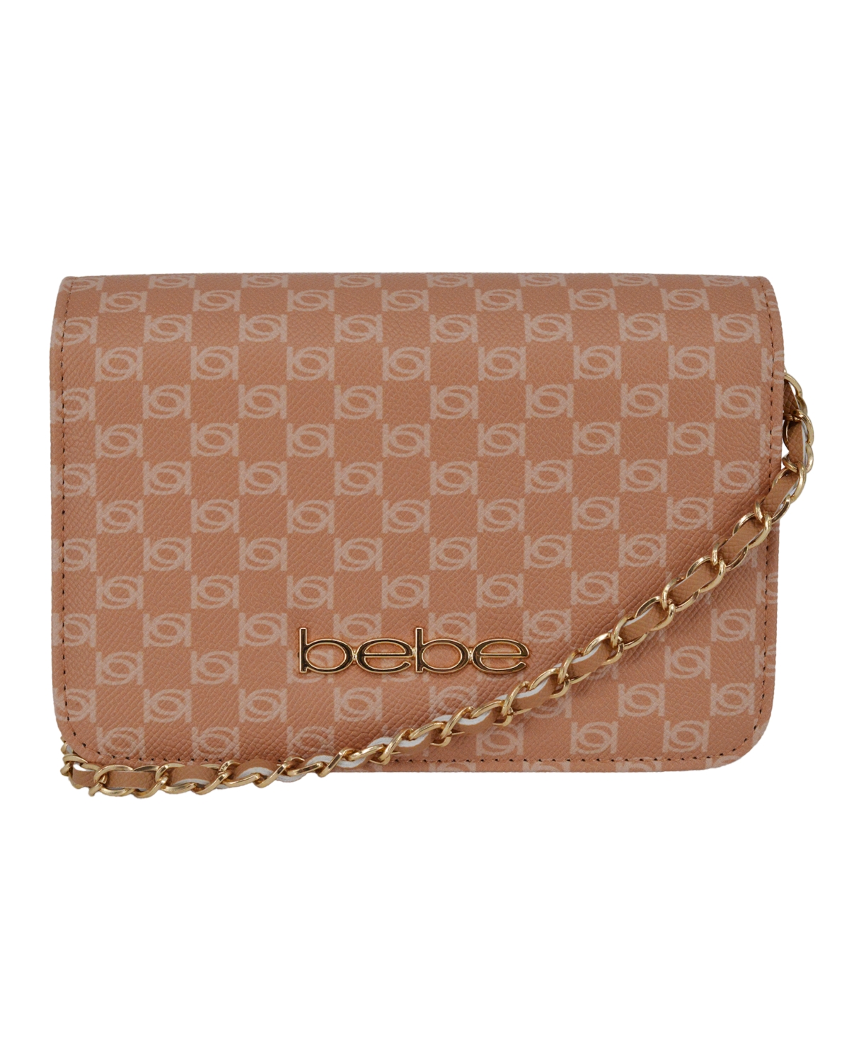 Click here for Bebe Womens Adela Monogram Mini Crossbody Bag - Ca... prices