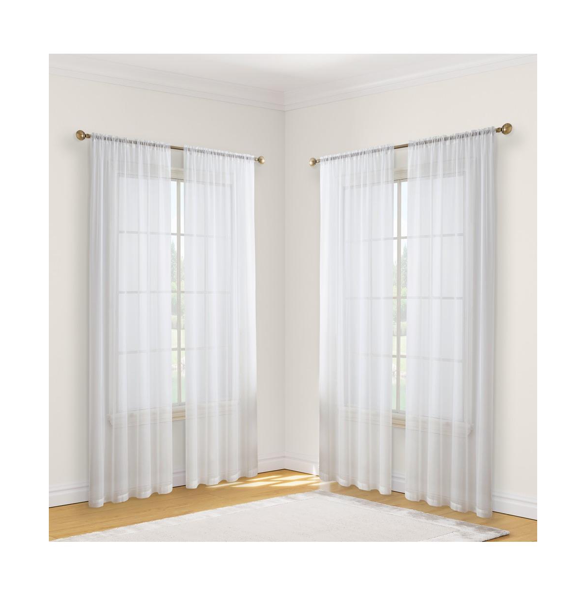 Click here for Hlc.me Essentials Sheer Voile Window Treatment Rod... prices