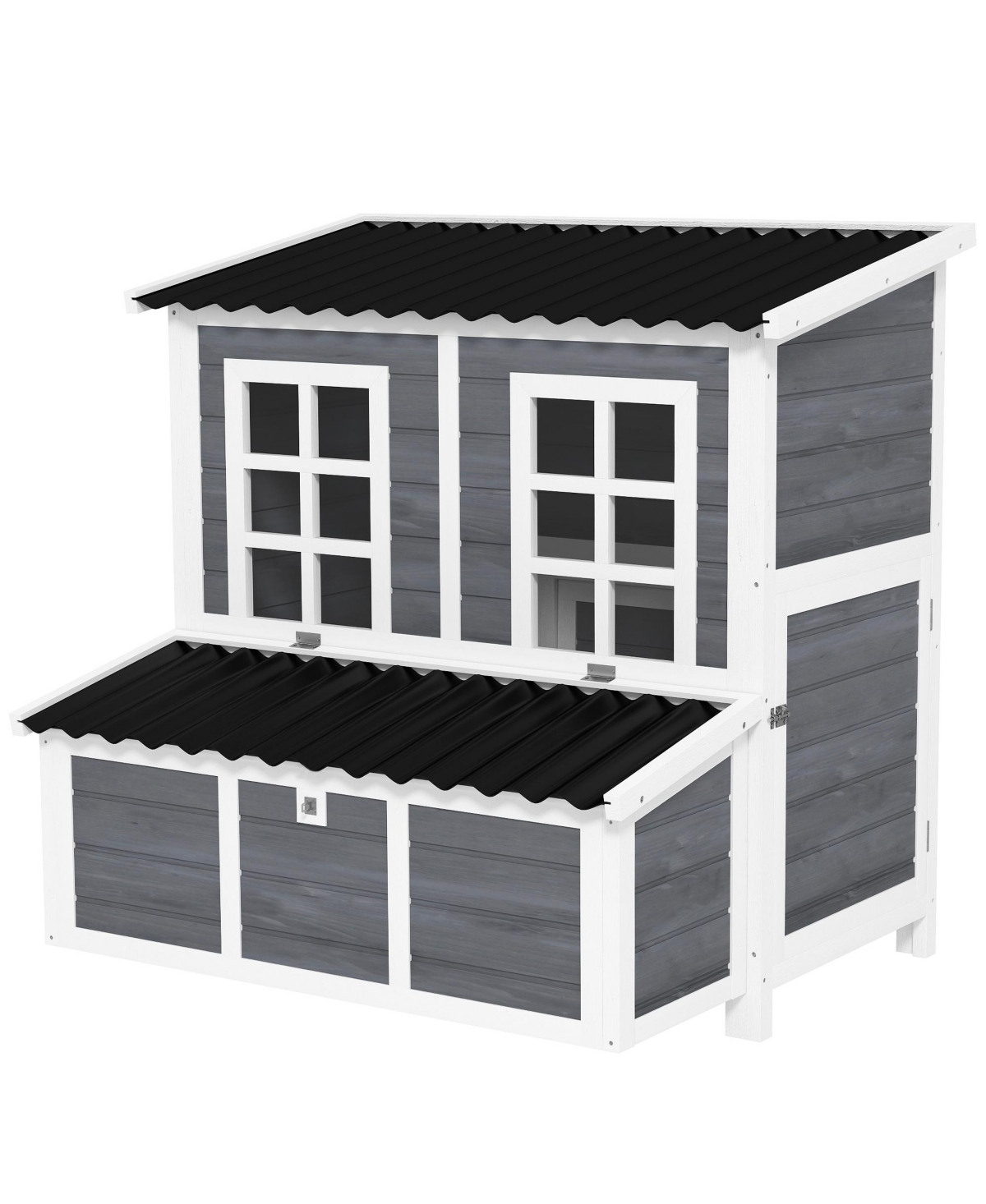 Click here for PawHut 39" Wooden Chicken Coop with Nesting B... prices