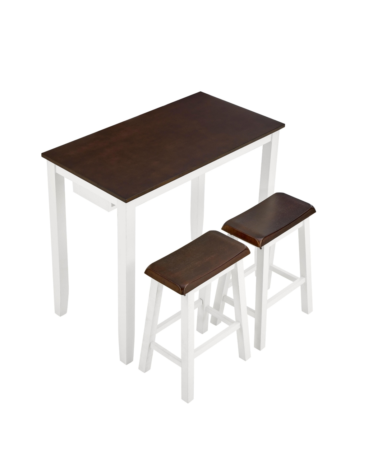 Click here for Casainc Industrial 3-Piece Bar Table Set with Chai... prices