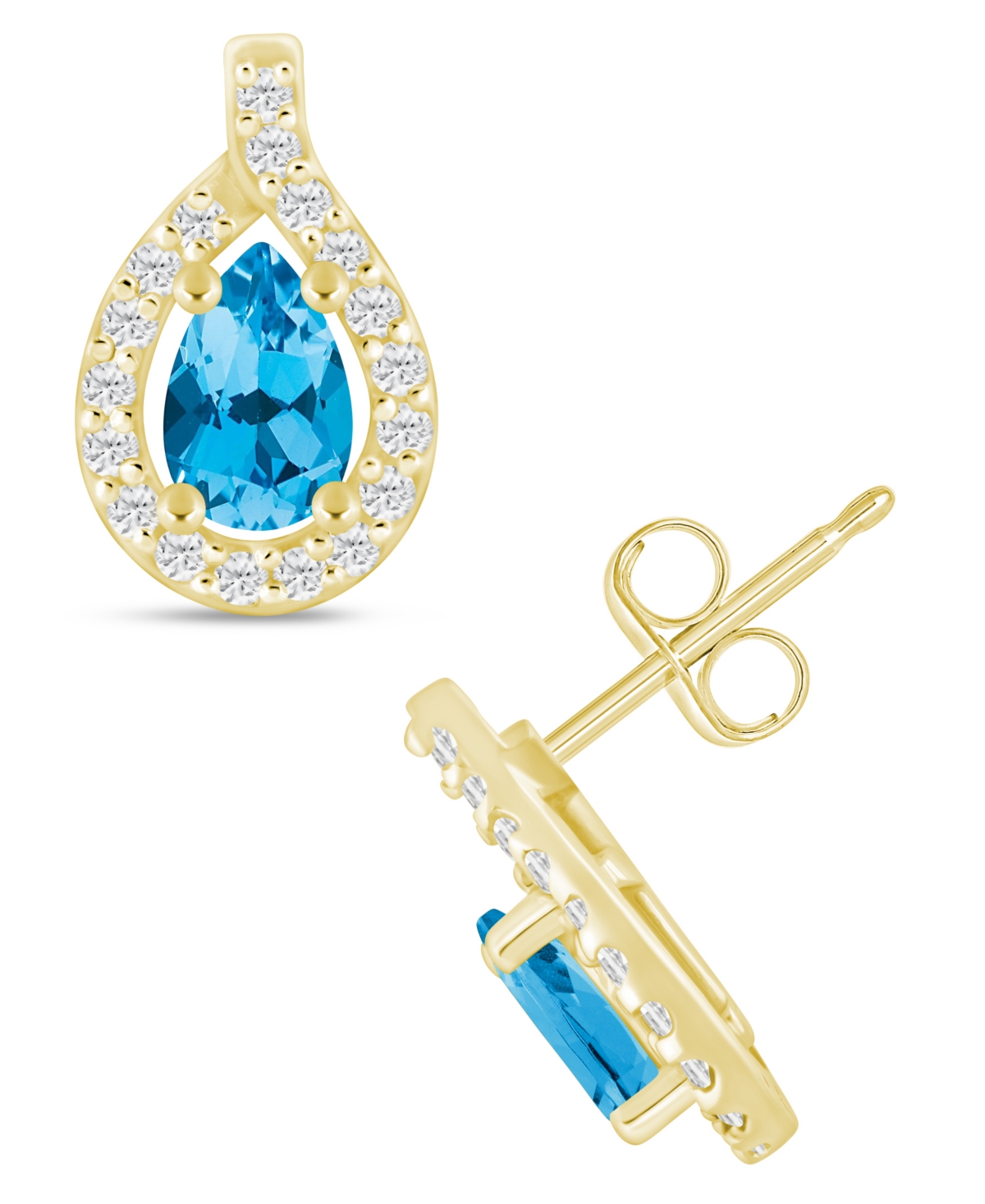 Click here for Macys Blue Topaz (1 ct. t.w.) and White Diamond (1... prices