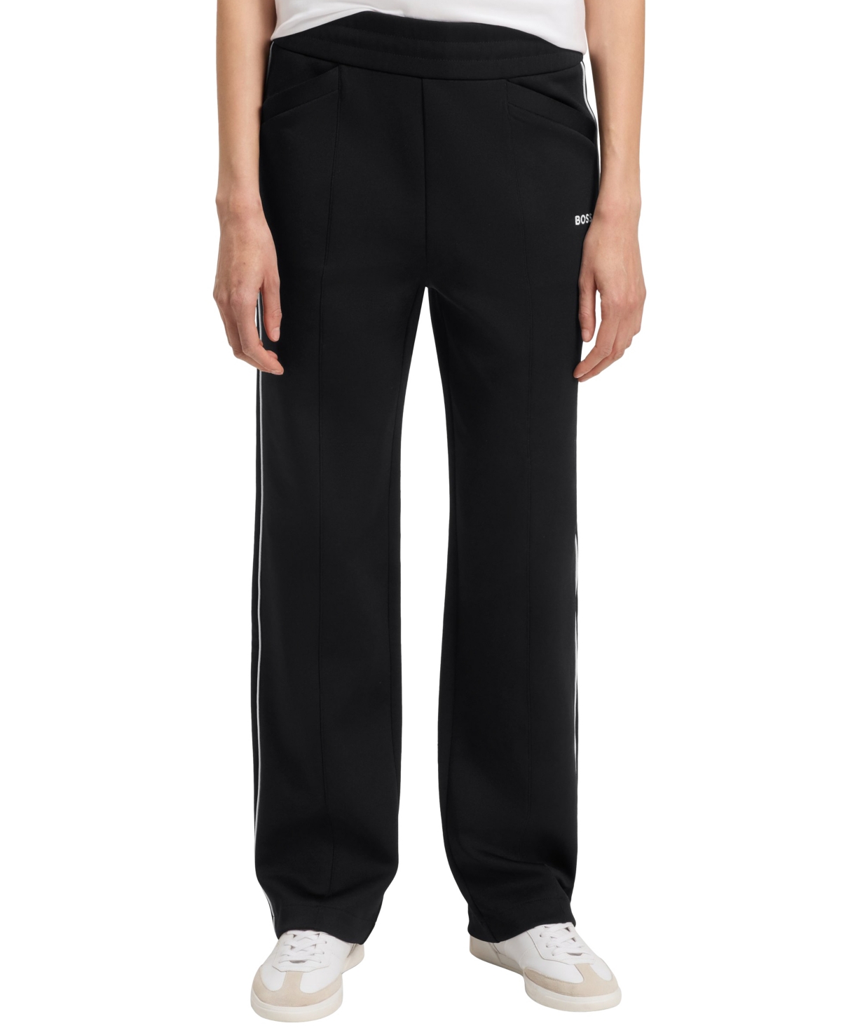 Click here for Boss by Hugo Boss Womens Straight-Fit Tracksuit Pa... prices