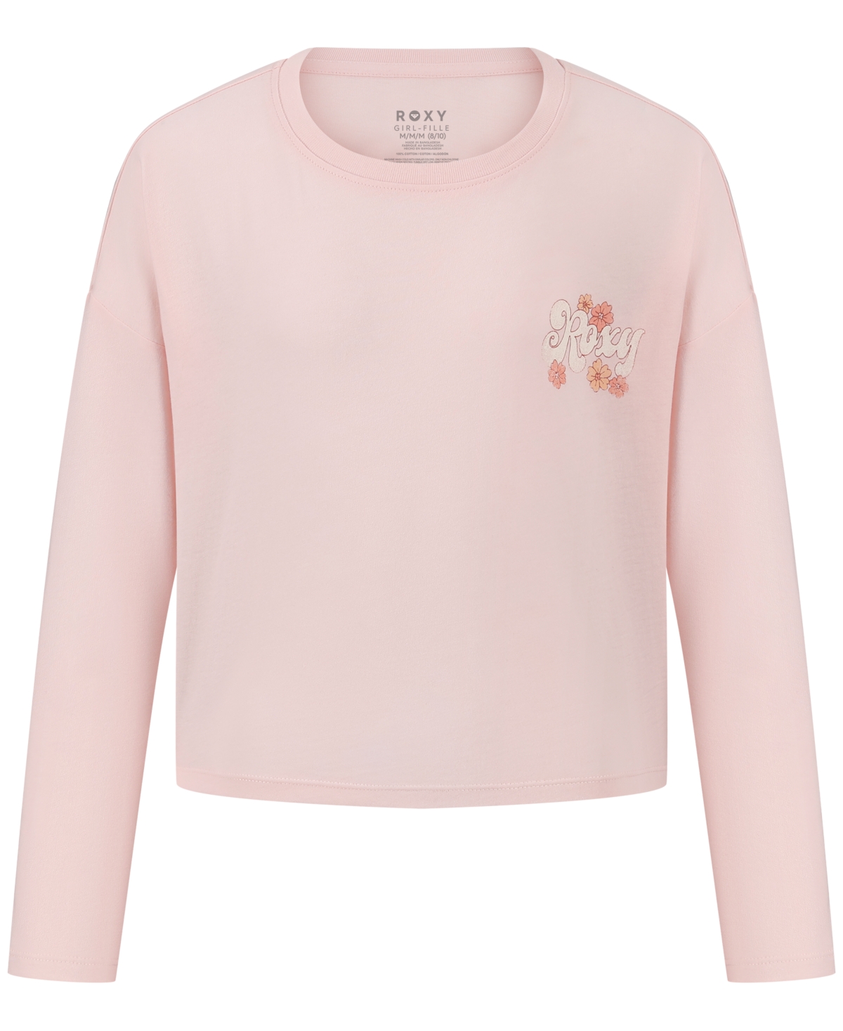 Click here for Roxy Girls 7-16 Paradise Long-Sleeve T-Shirt - Pin... prices