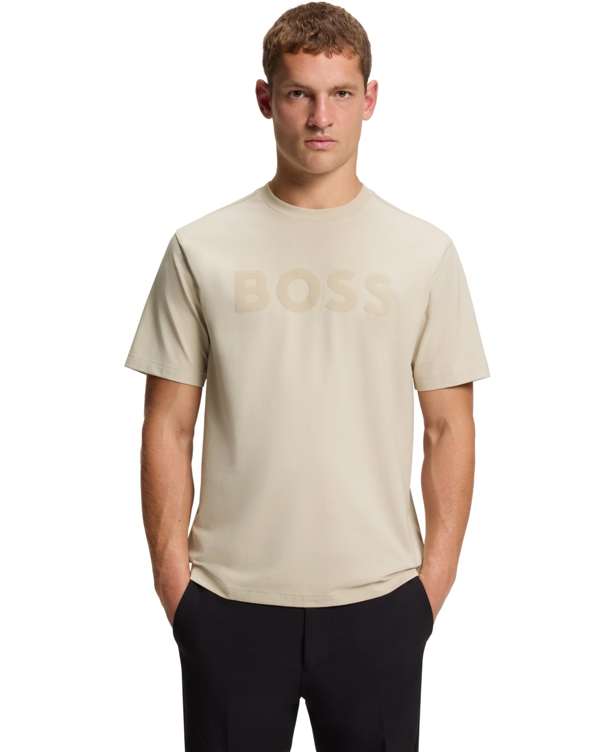 Click here for Boss by Hugo Boss Mens Stretch Cotton Tonal Logo R... prices