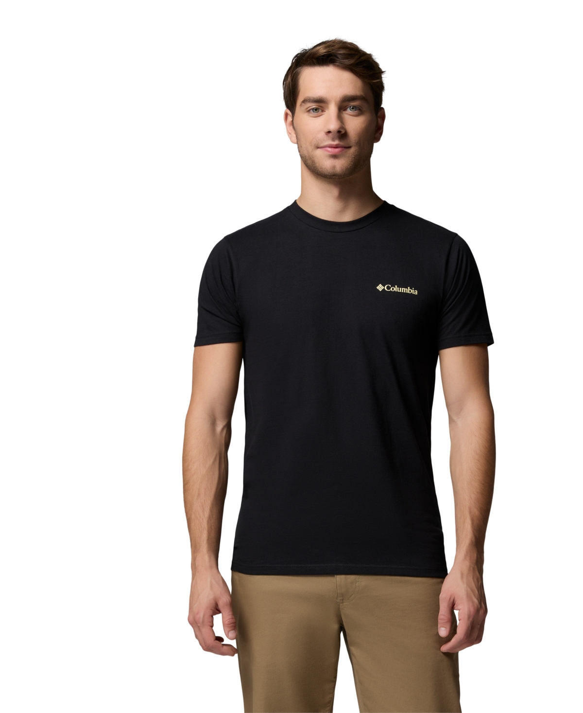 Click here for Columbia Mens Yodel Graphic T-Shirt - Black prices