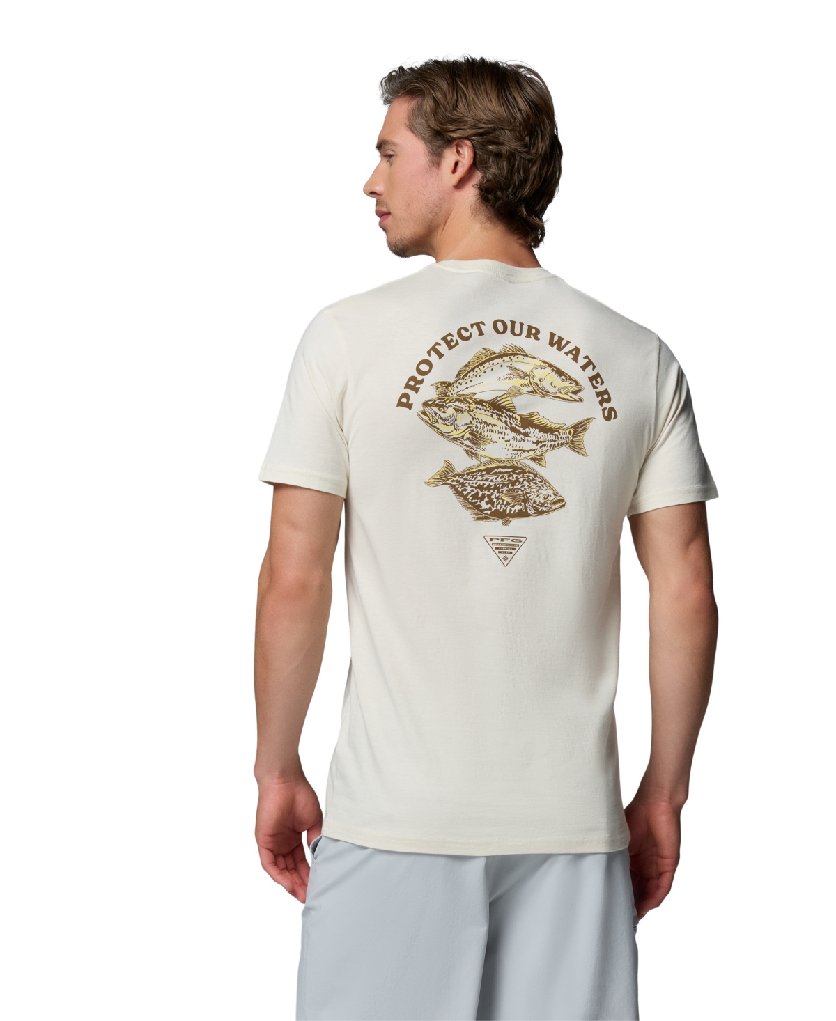 Click here for Columbia Mens Pfg Cebo Graphic T-Shirt - Chalk prices