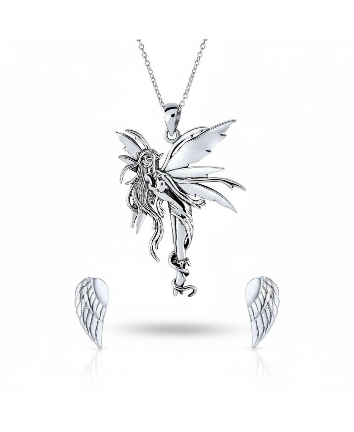 Click here for Bling Jewelry Fairy-Inspired Necklace and Guardian... prices