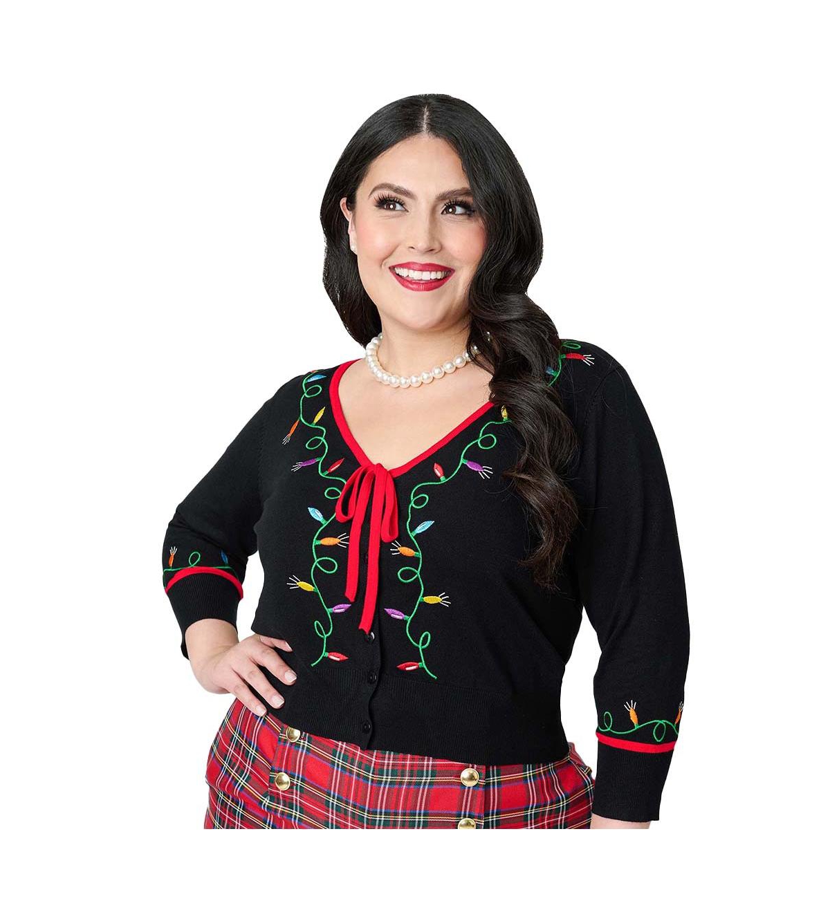 Click here for Unique Vintage Womens 1950s Crop Knit Cardigan - B... prices