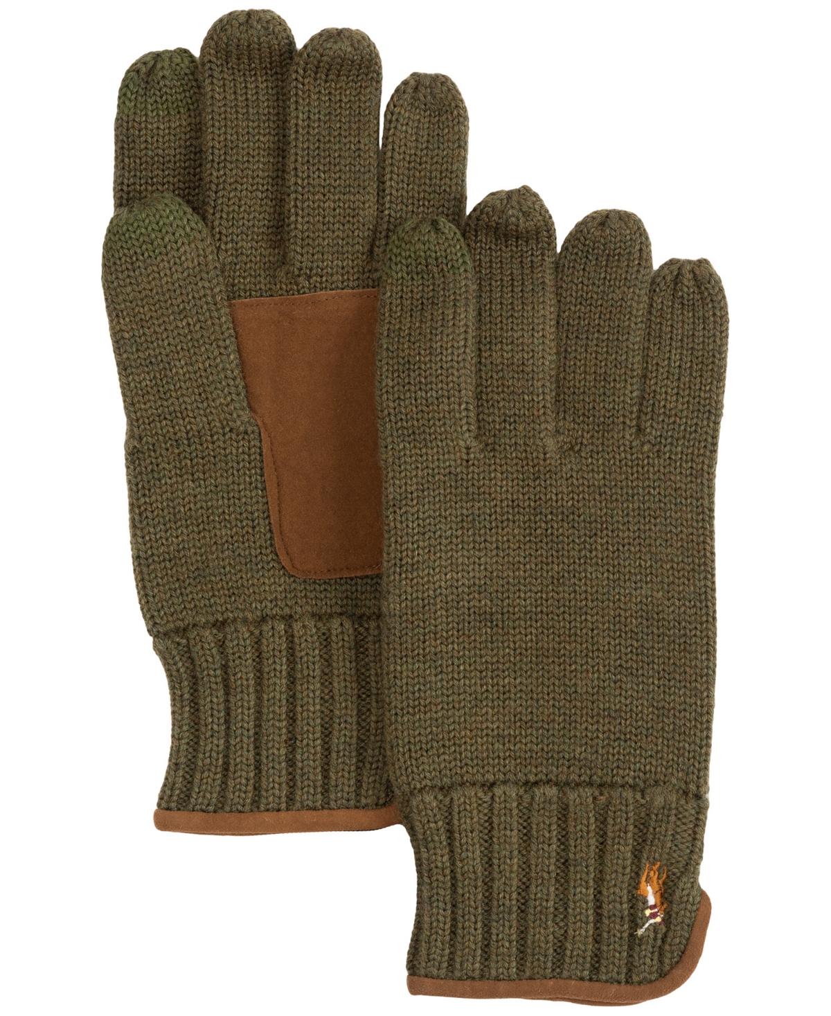 Click here for Polo Ralph Lauren Mens Suede-Trim Touch Gloves - L... prices