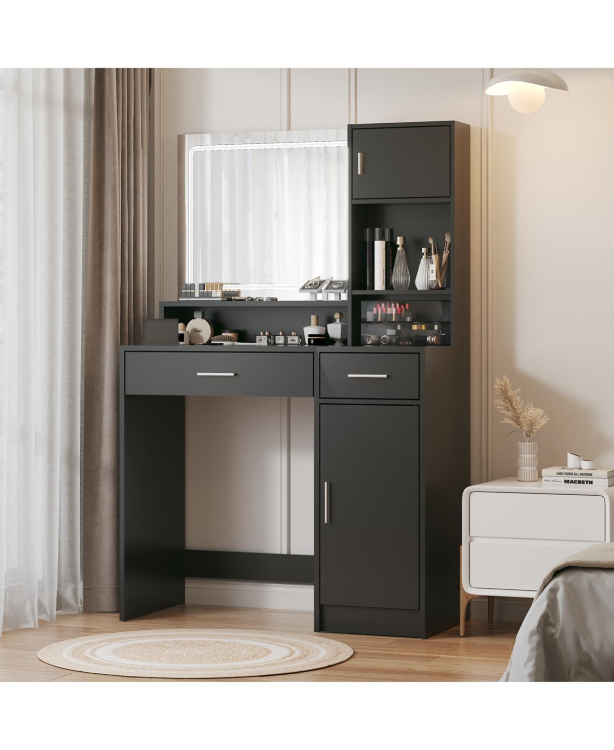 Click here for Streamdale Furniture Streamdale Vanity Desk with M... prices