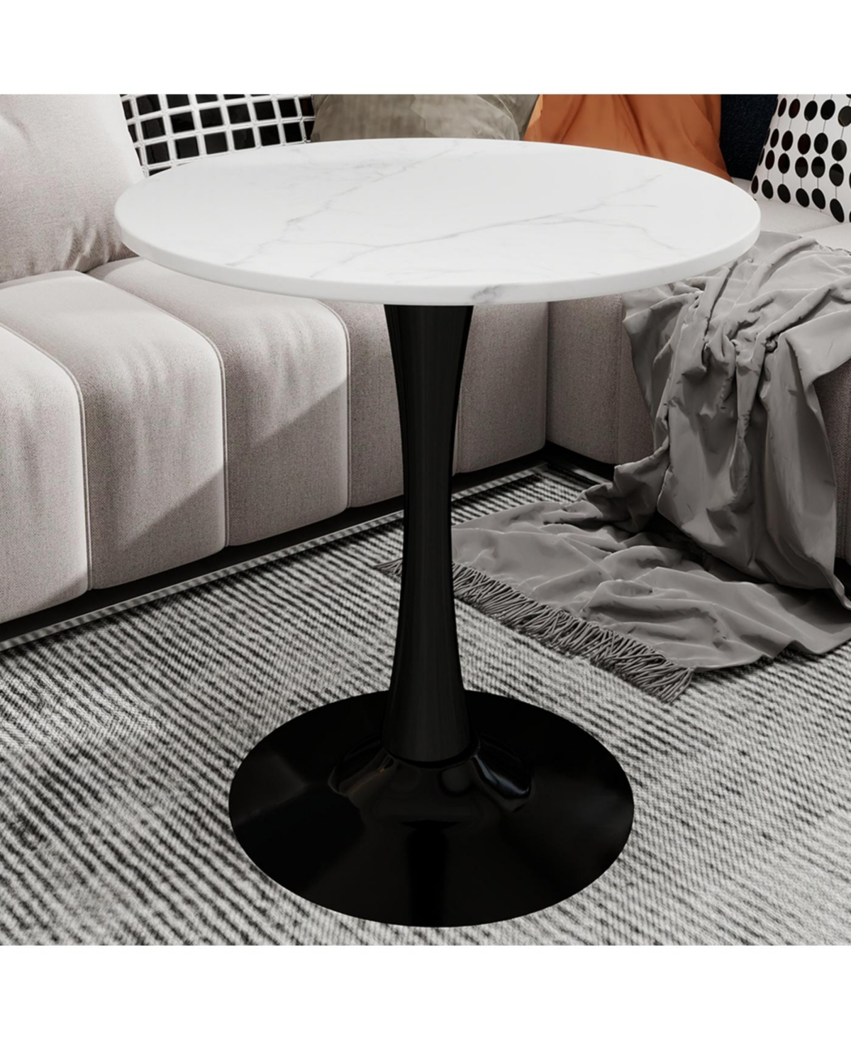 Click here for Streamdale 27.6" Black Mid-Century Modern Din... prices
