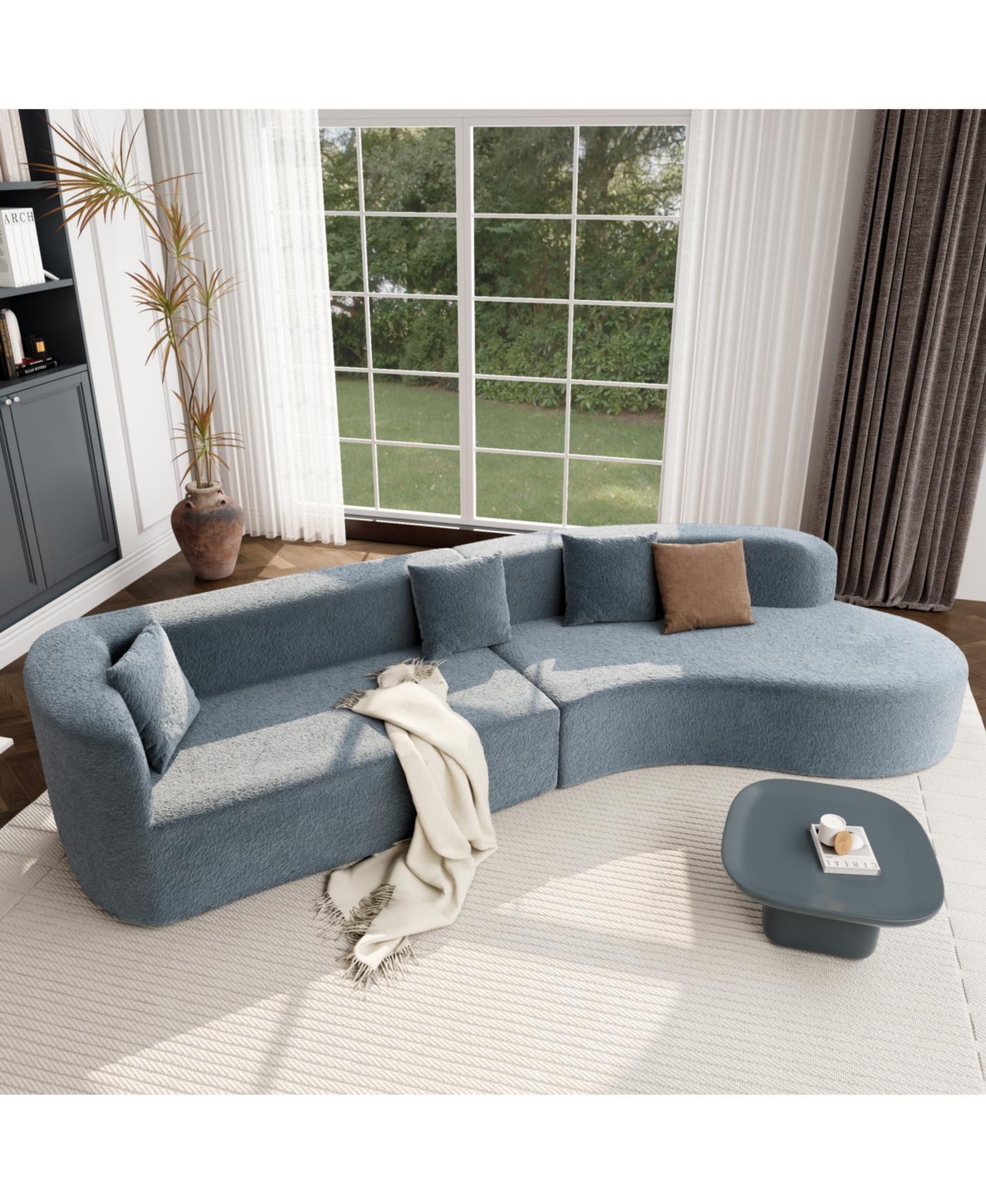 Click here for Streamdale Furniture Streamdale Modern Curved Sect... prices