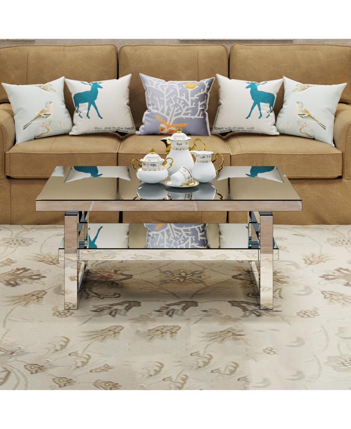 Click here for Streamdale Furniture Modern square luxury coffee t... prices