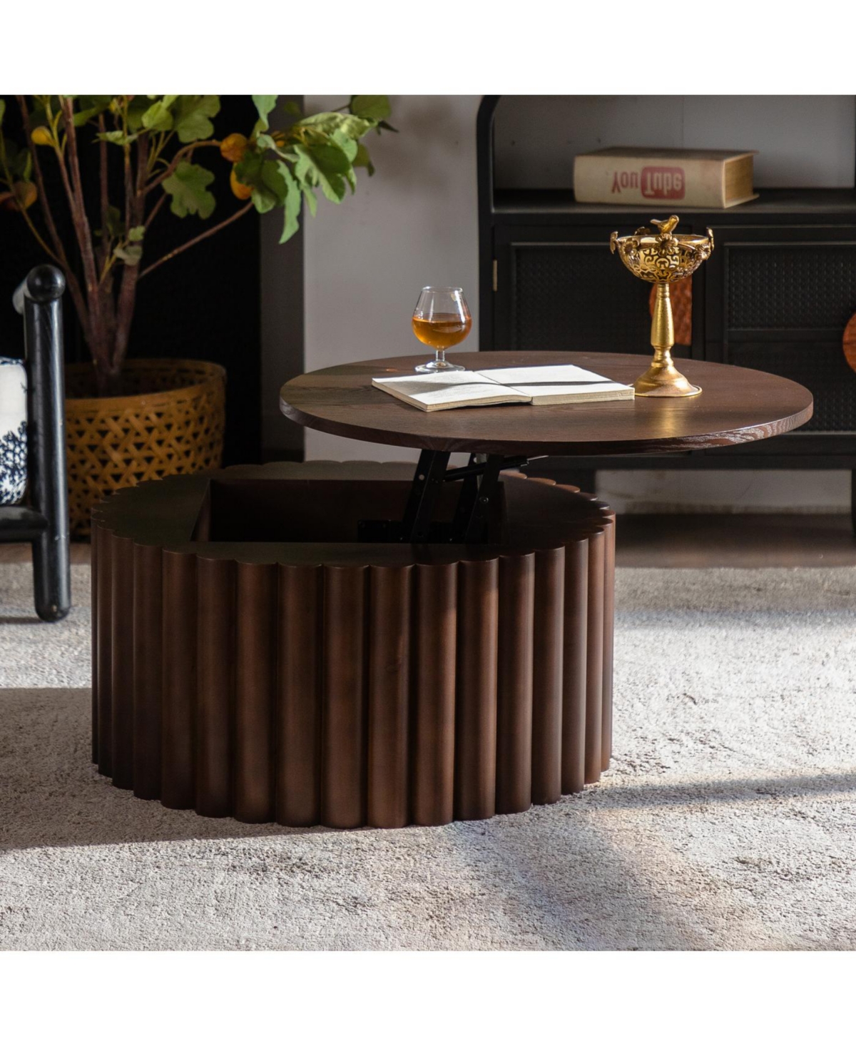 Click here for Streamdale Furniture Streamdale Round Lift-Top Cof... prices