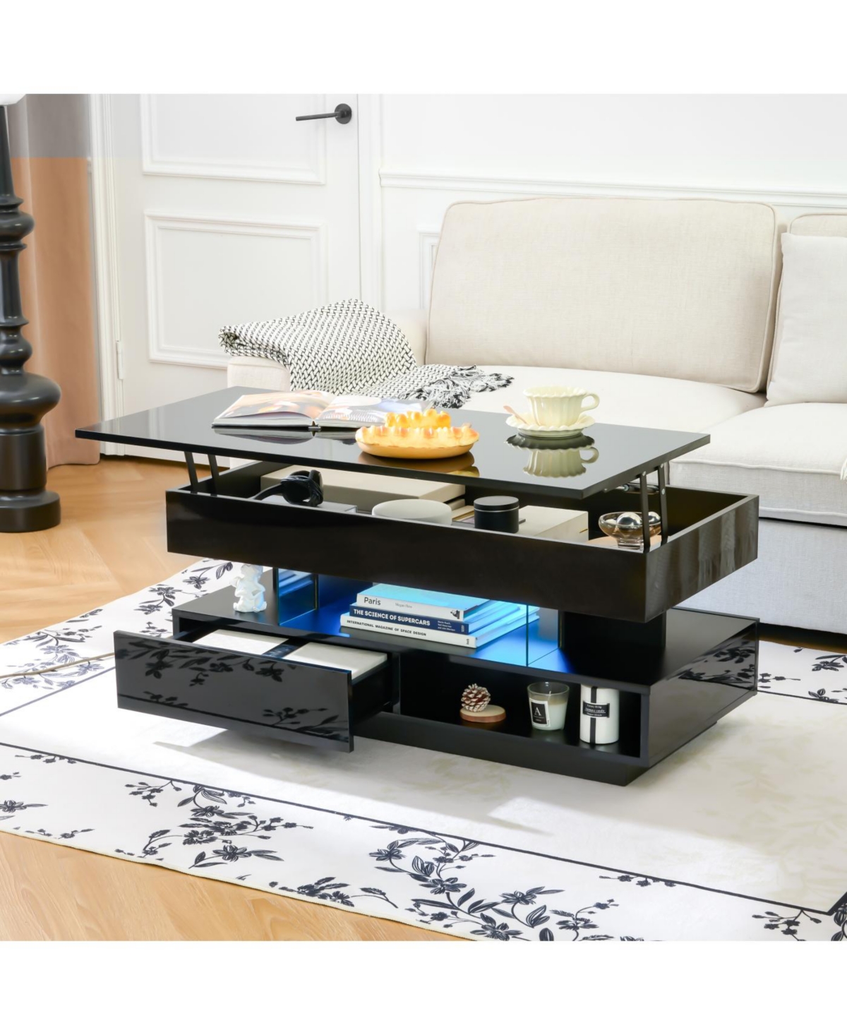 Click here for Streamdale Furniture Lift Top Coffee Table with Hi... prices