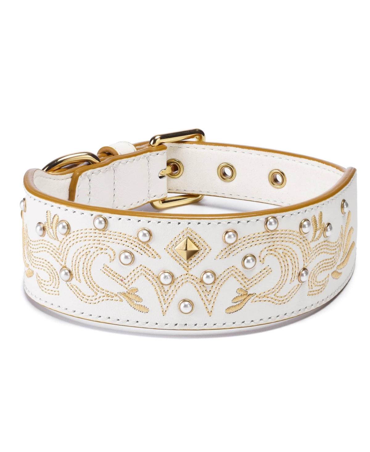 Click here for Blueberry Pet Western Style Full Grain Genuine Lea... prices