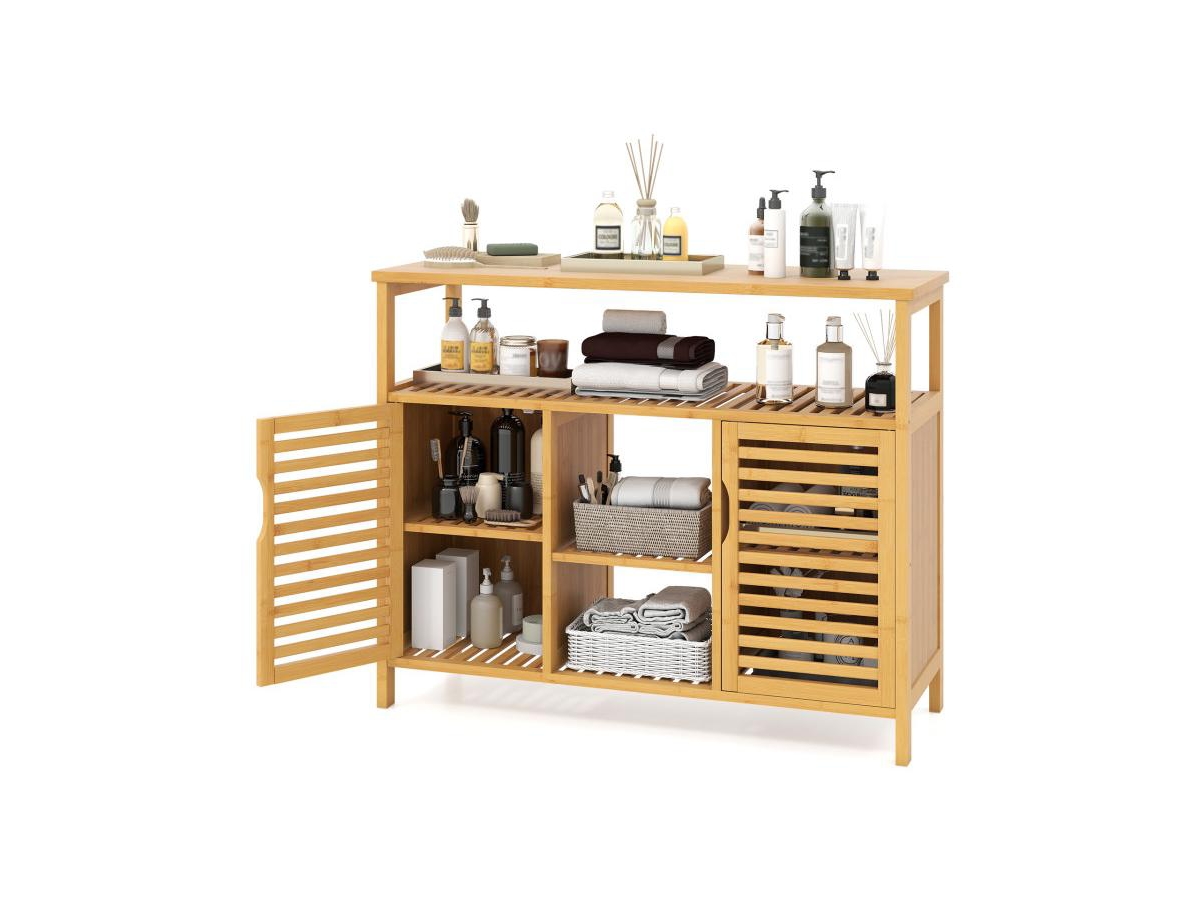 Click here for Slickblue Freestanding Wicker Organizer for Bathro... prices