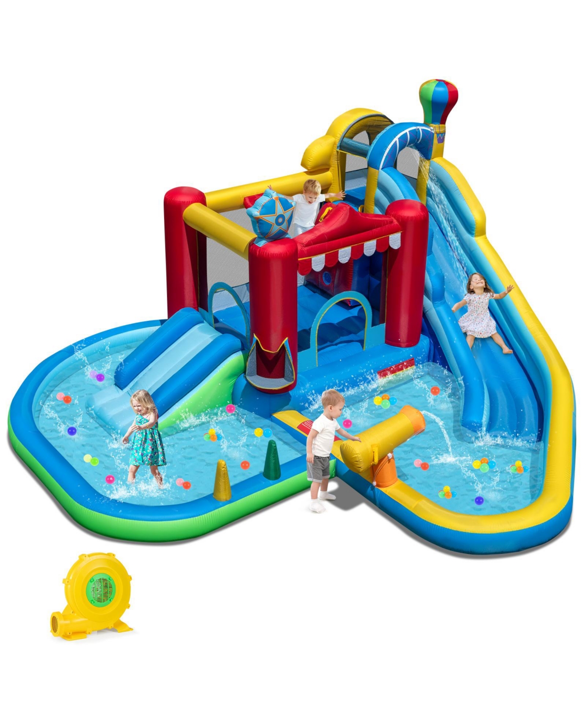 Click here for Hongge Inflatable Wet and Dry Water Park with Slid... prices